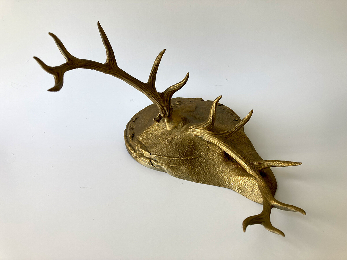 Design Studio "Monaco Felice" - Elk Skull with magnificent Antlers on ...