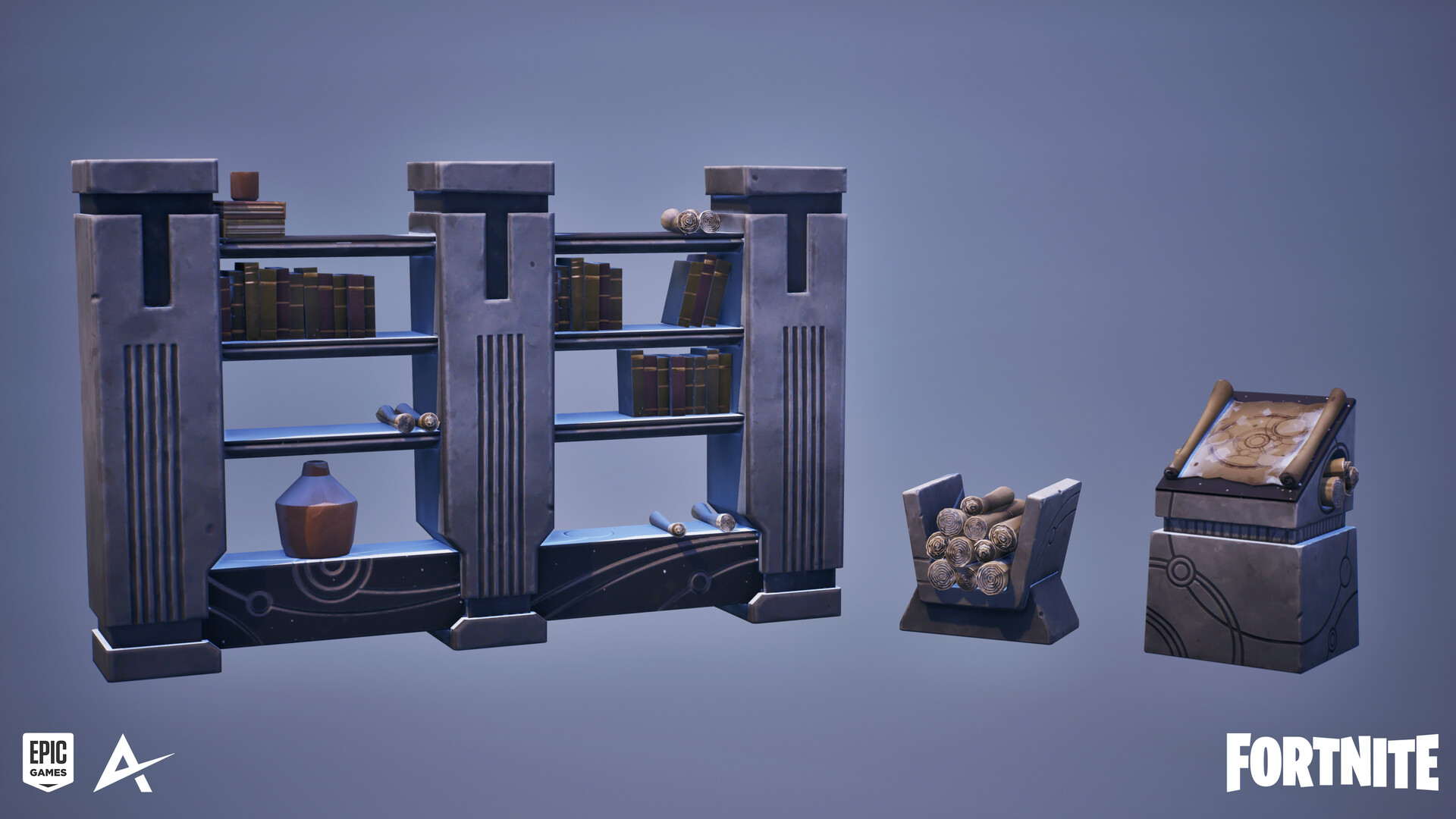 Grace Elle Collett - Fortnite - Brutal Bastion Biome Assets