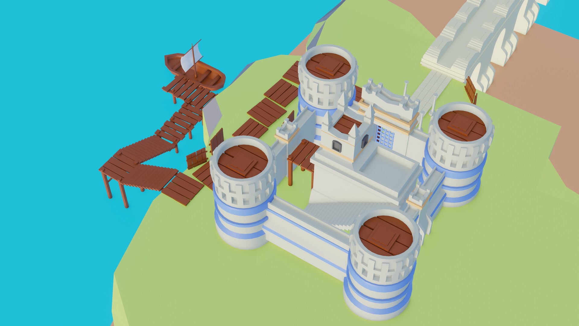 ArtStation - Game Scene 3d Modeling