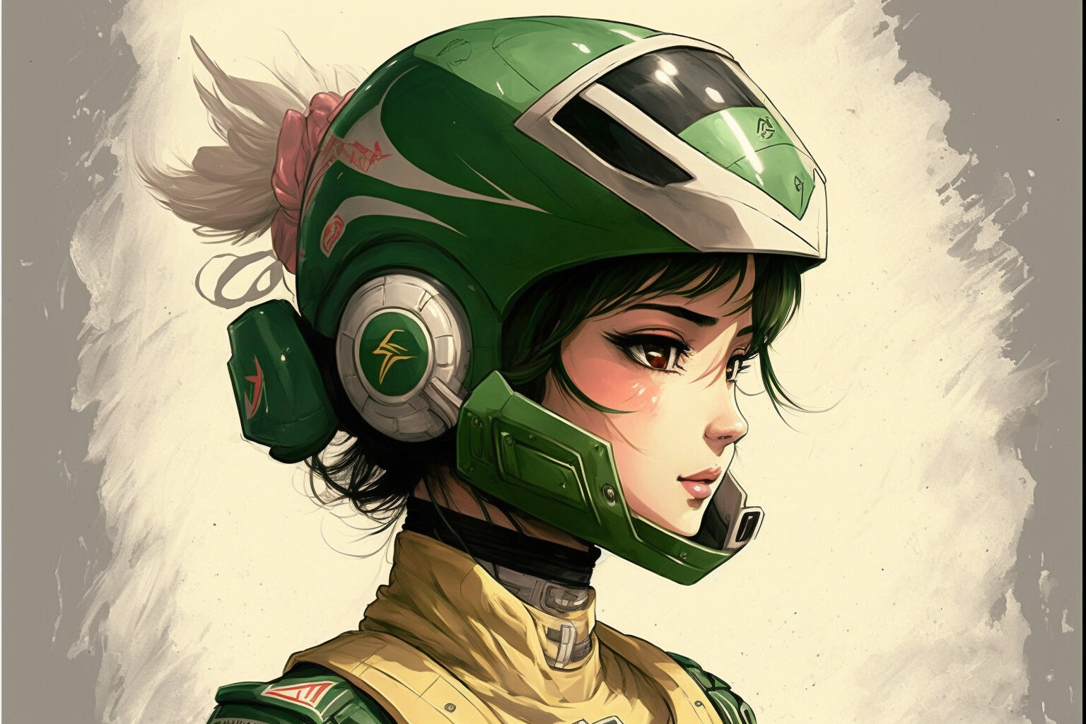 ArtStation - Green Ranger Girl - 90´s