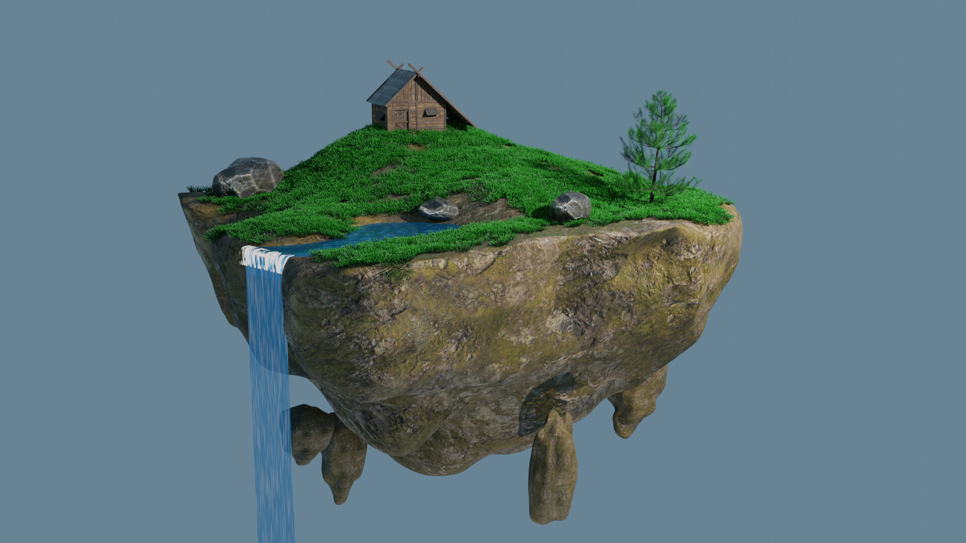 ArtStation - Floating Island