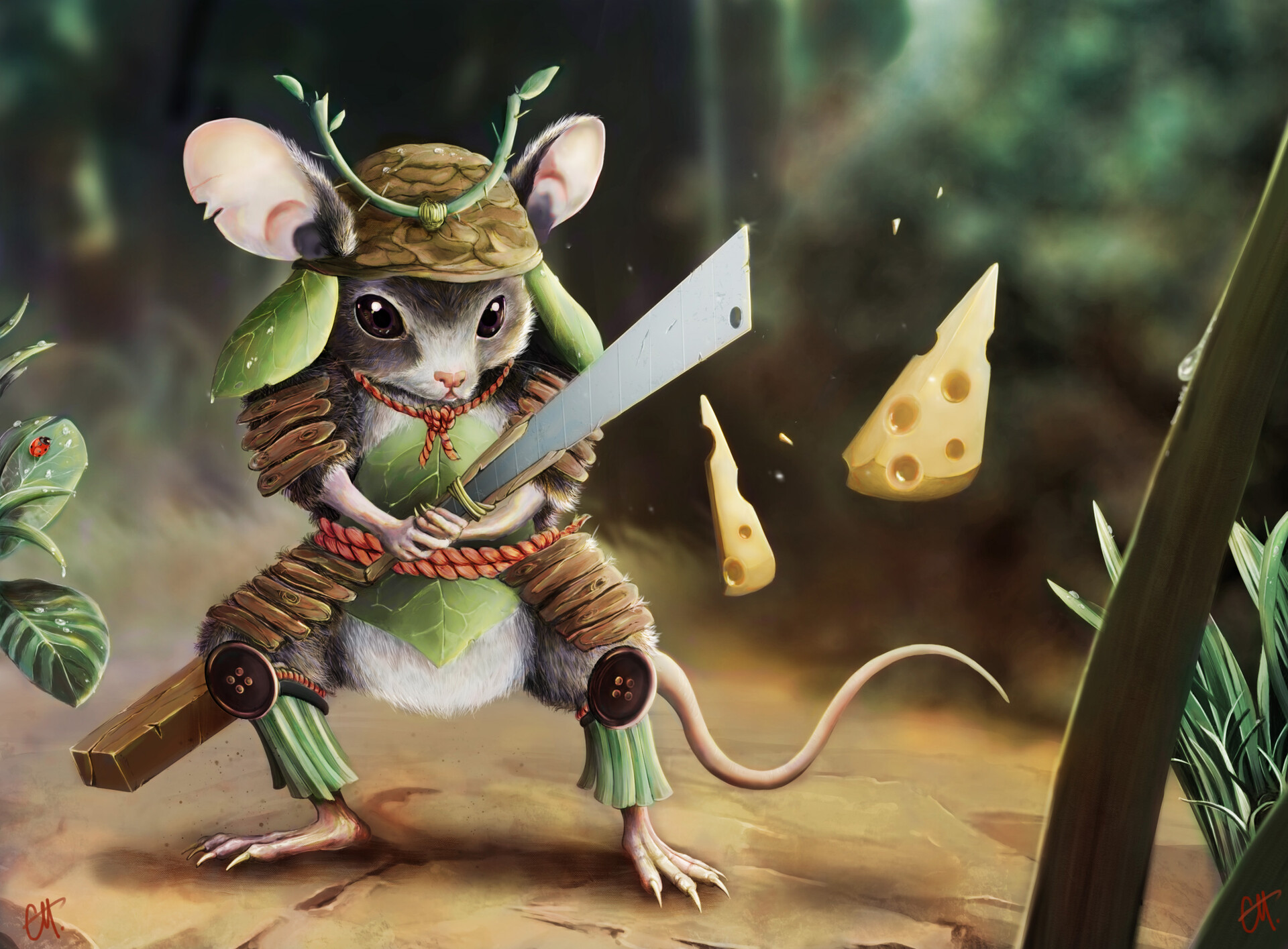 ArtStation - SAMURAI MOUSE