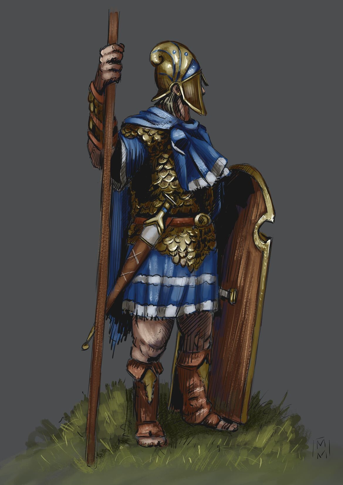 Michael Merulla - Bellovesus / Atlantean spearman