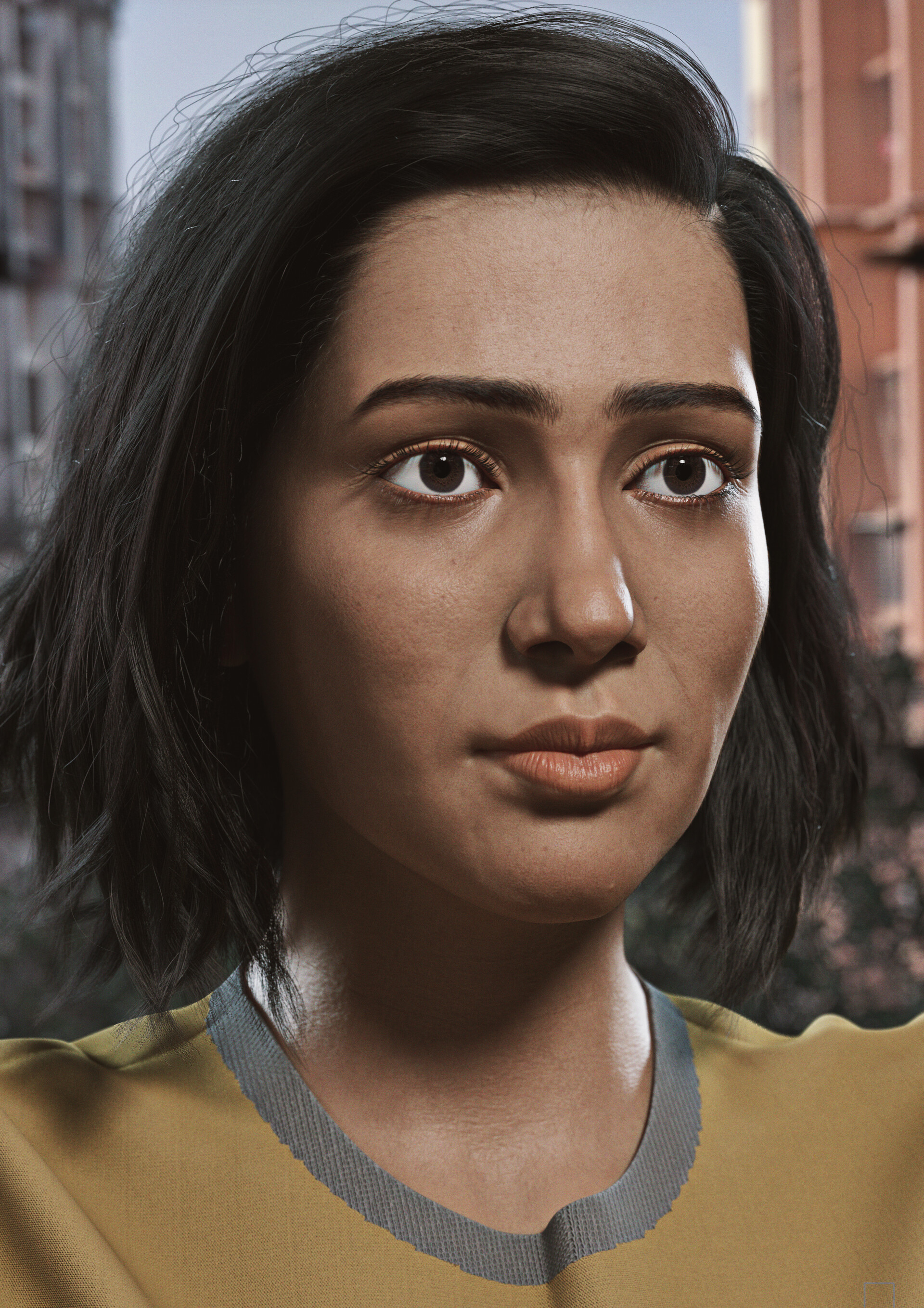 ArtStation - Indian Women Face WIP