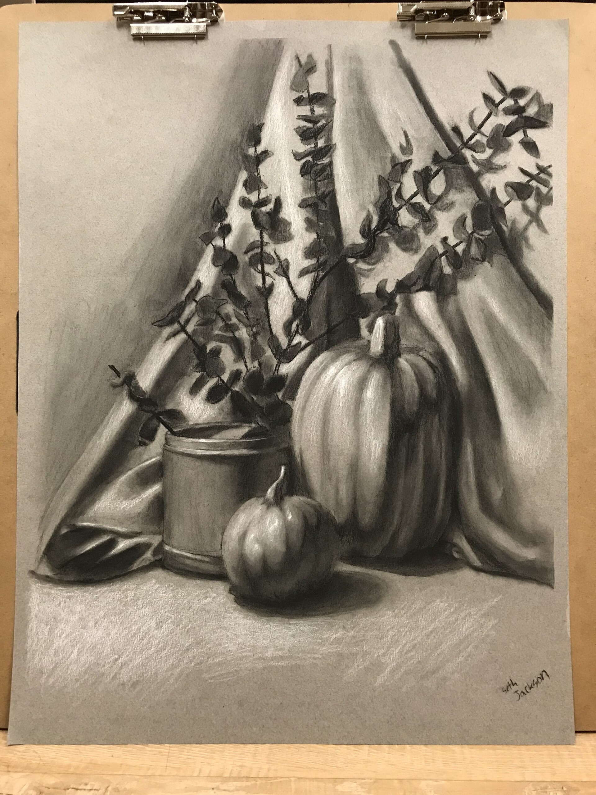 ArtStation - Pumpkin still life