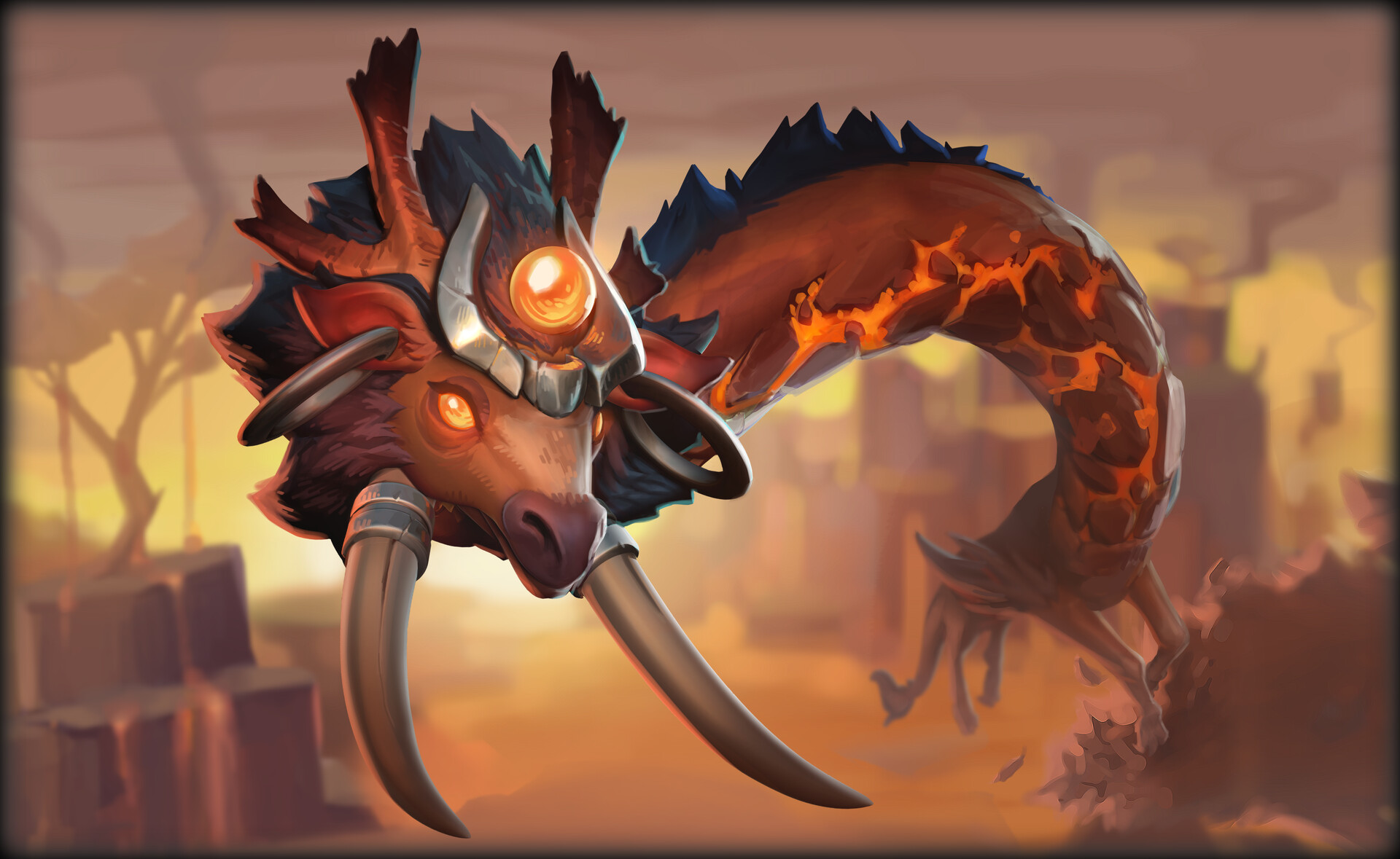 ArtStation - Giraffe-Dragon hybrid