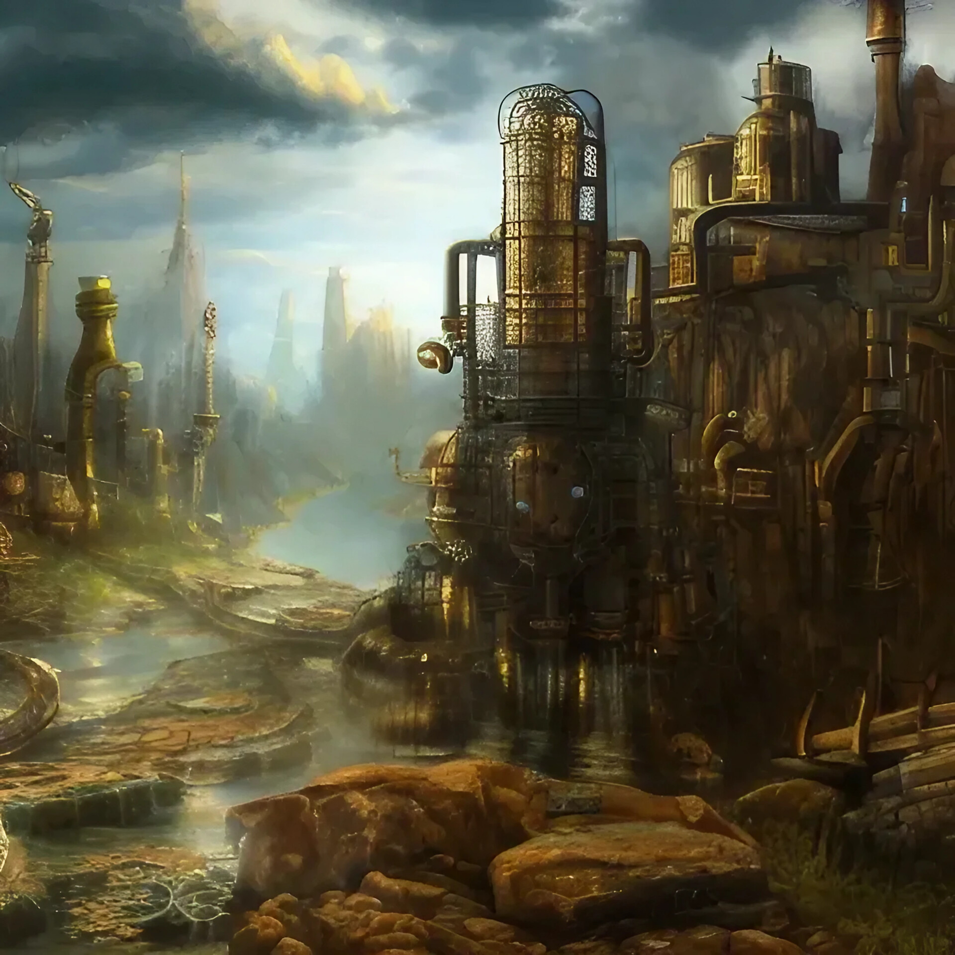 Steampunk Landscape