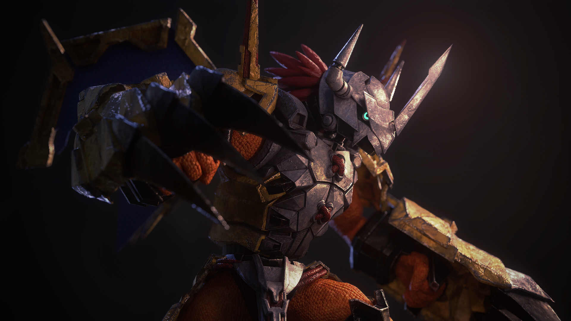 ArtStation - Wargreymon Amplified Texturing