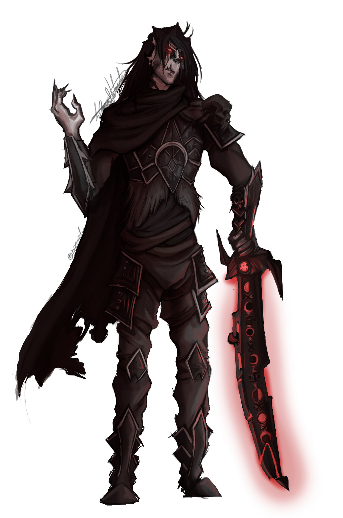 ArtStation - Hexblade Warlock Concept