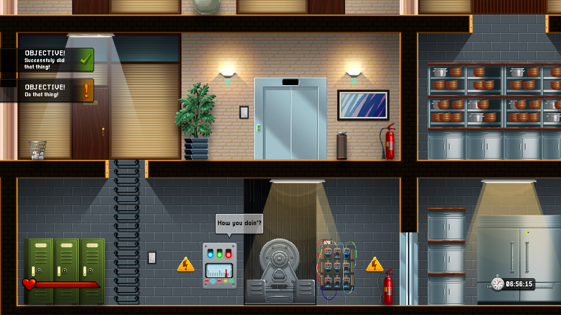 Alex Craiu - Pixel art platformer concept