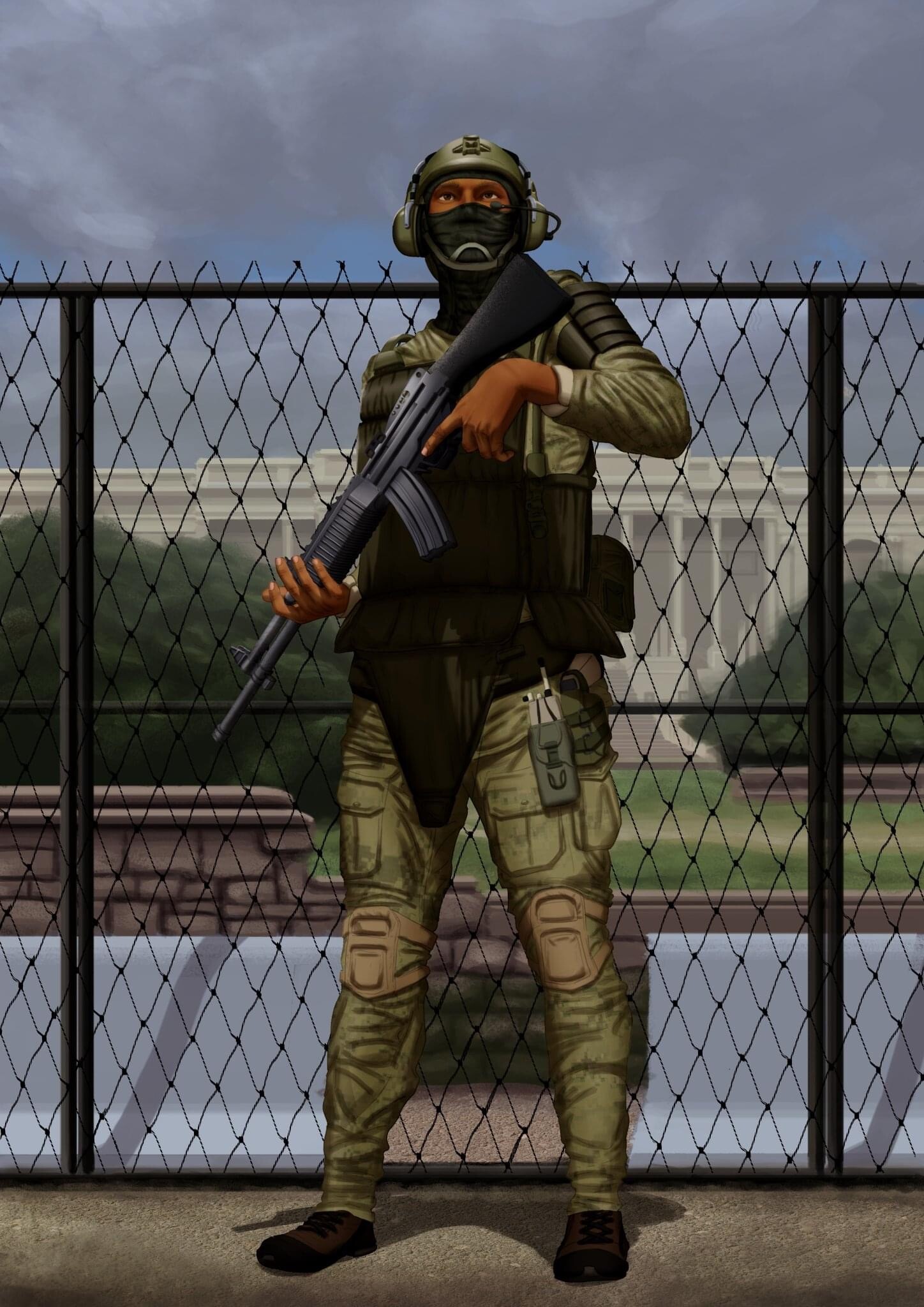 ArtStation - Commission work military character #2