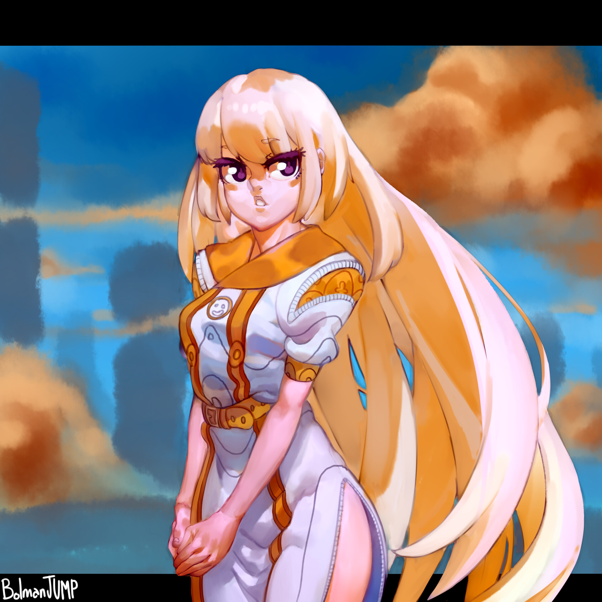 ArtStation - Golden Girl