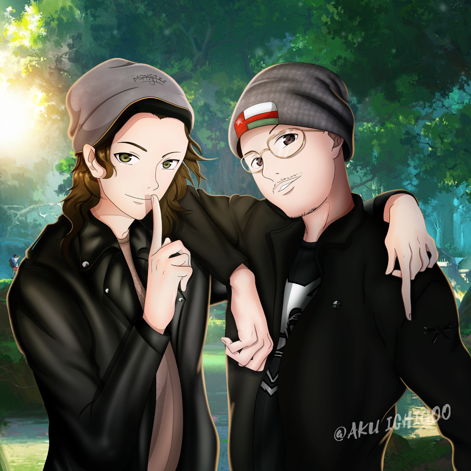 ArtStation - Okieee! so he thinks, I draw! -The friend forever ArtWork! ^^💙