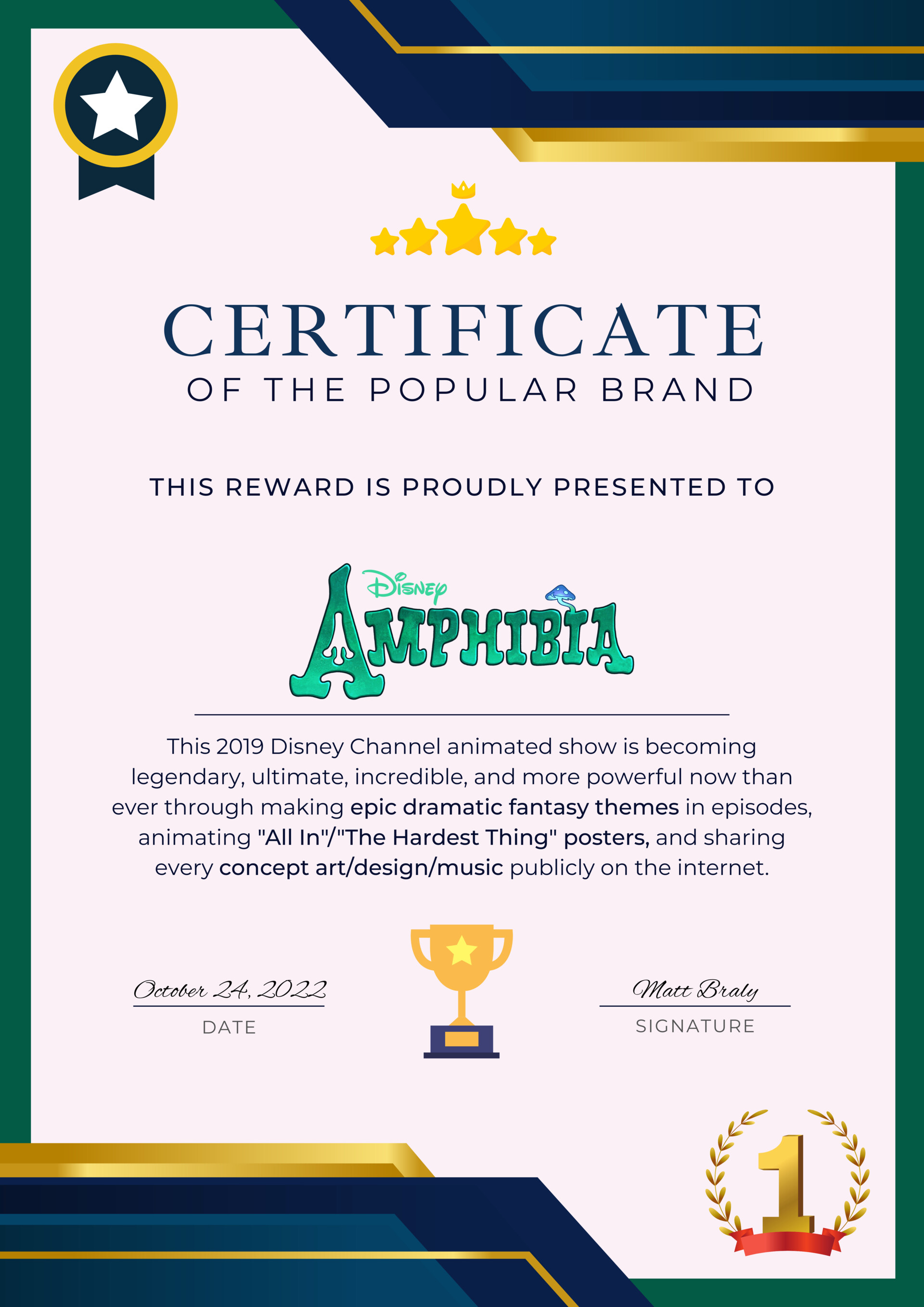 Delia Wright - Amphibia Award