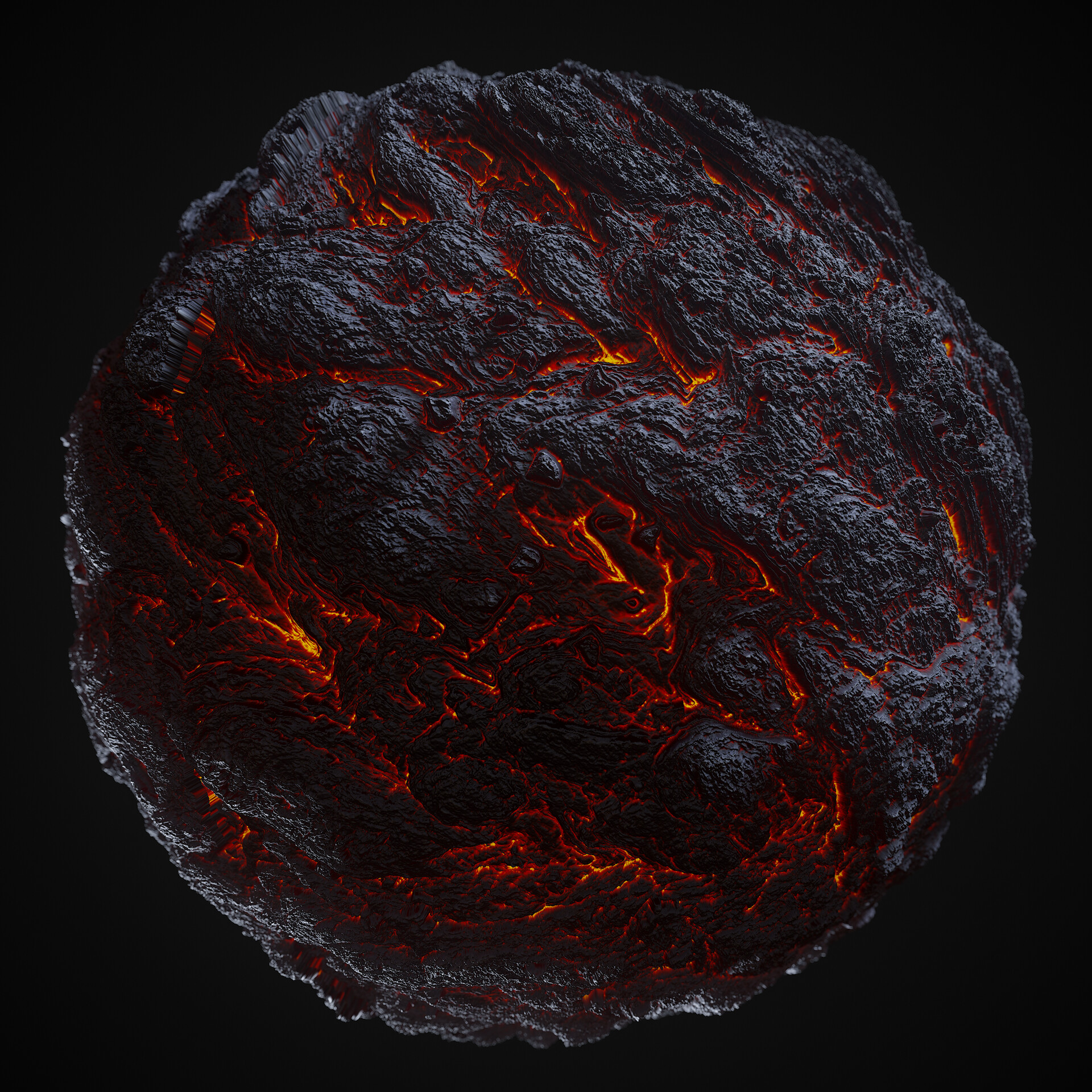 Yihan Shu - Substance Designer Material Lava