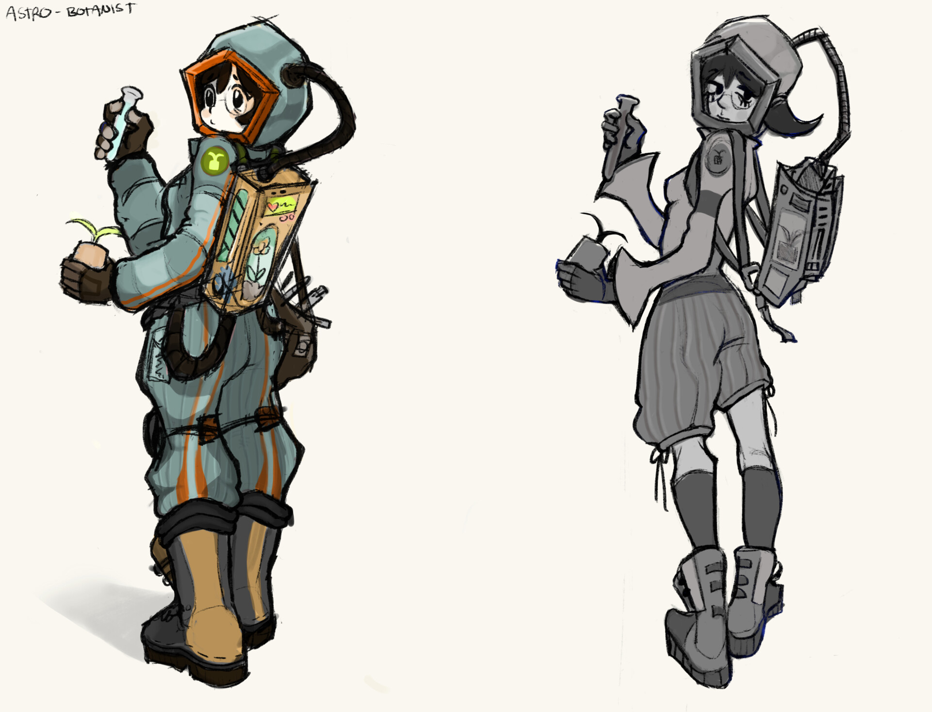 ArtStation - Botanist character exploration