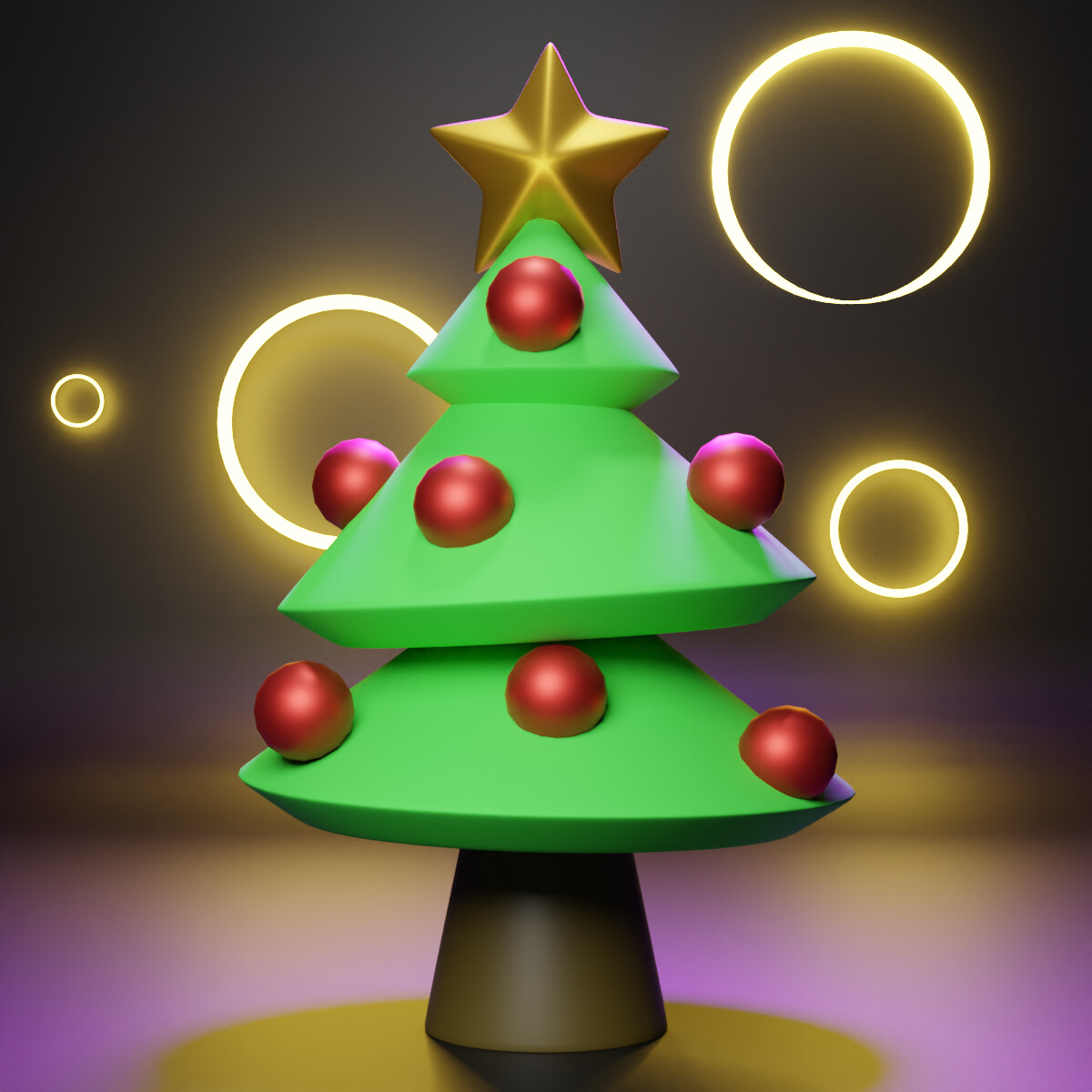 ArtStation - CHRISTMUS TREE/ BLENDER