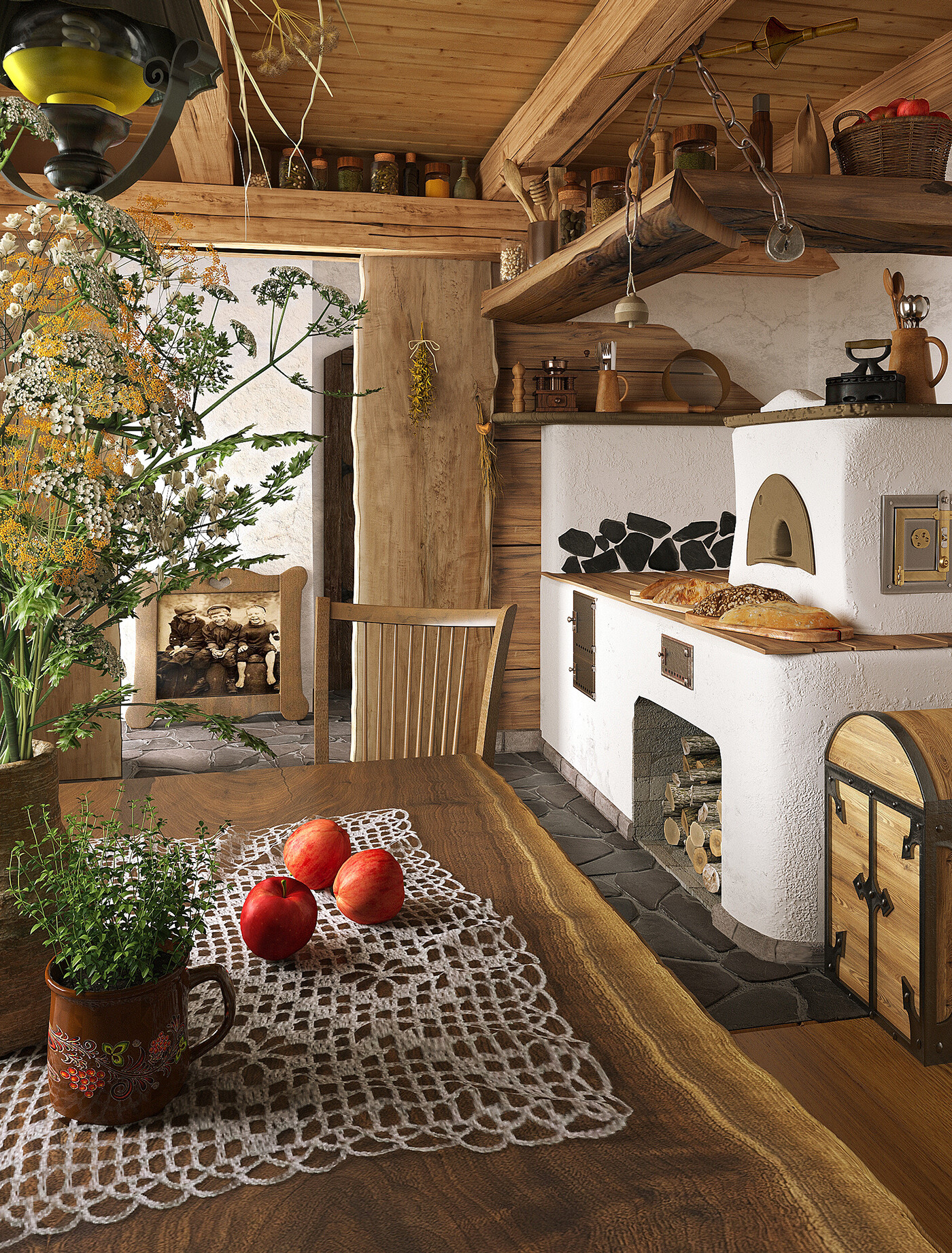 ArtStation - Granny's house visualization