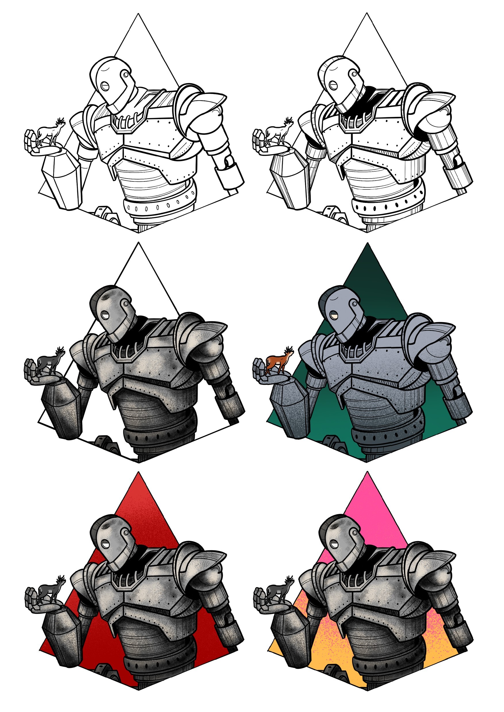 iron giant coloring sheet