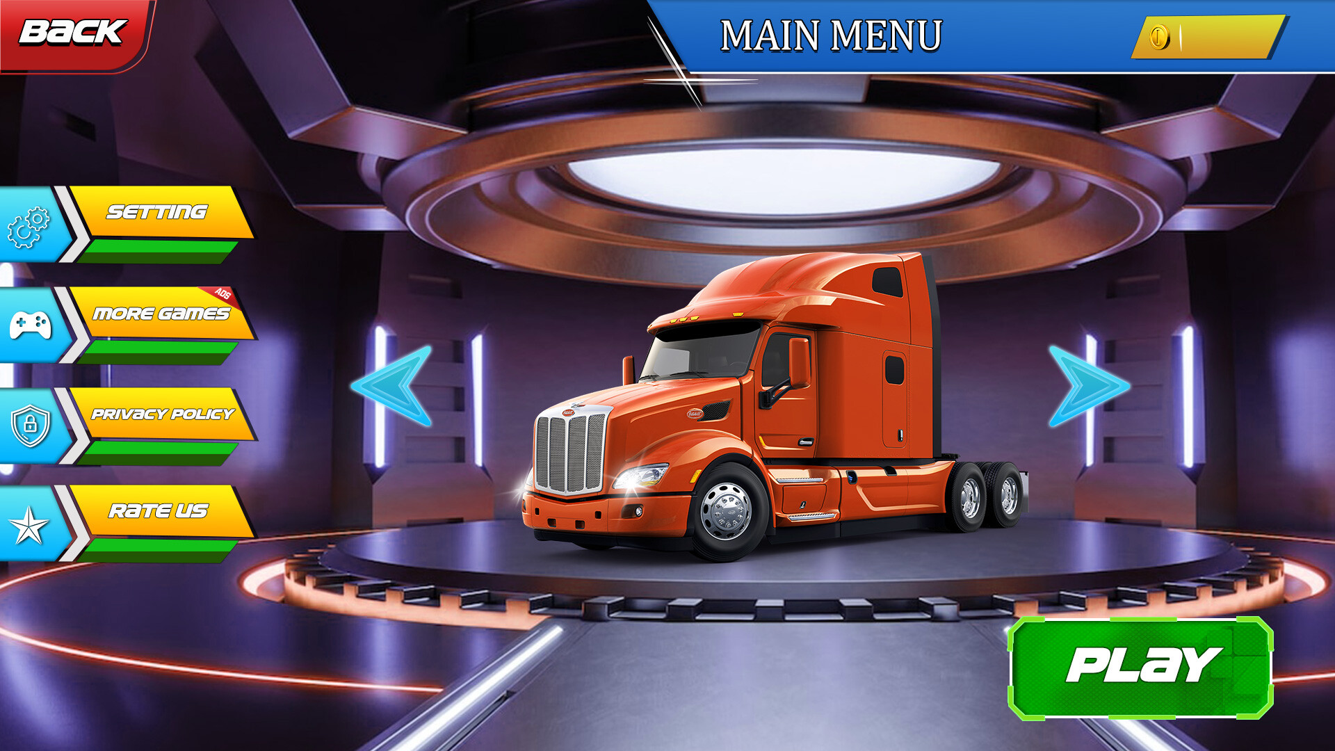 ArtStation - Euro Truck Simulator Game UI