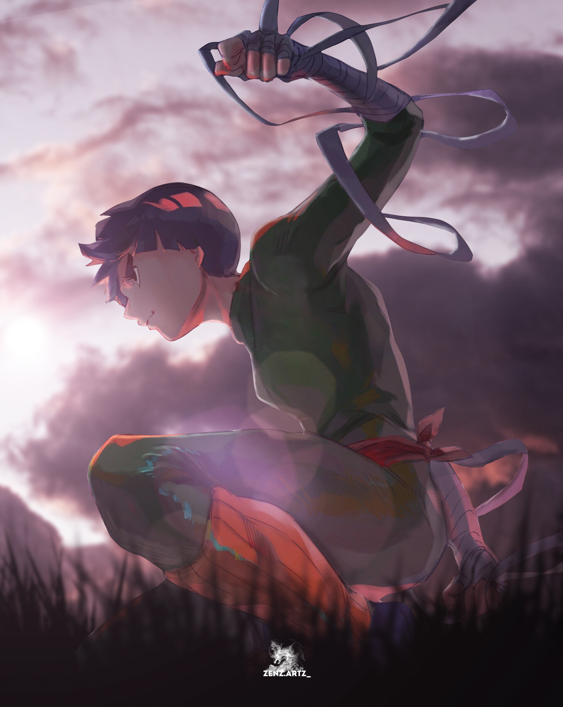 ArtStation - Rock Lee