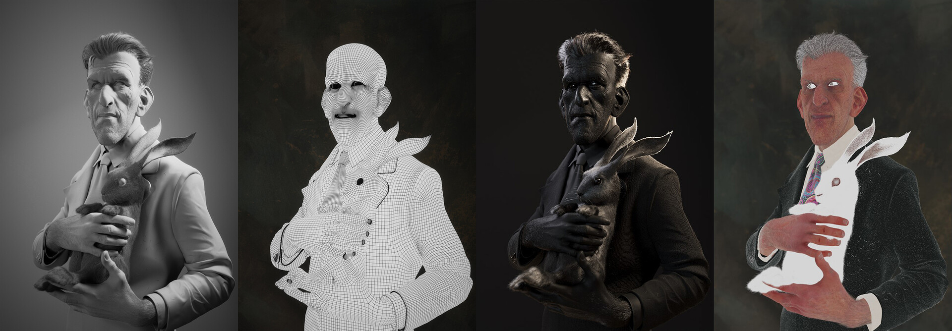 Emre Kaymak - Man With Rabbit