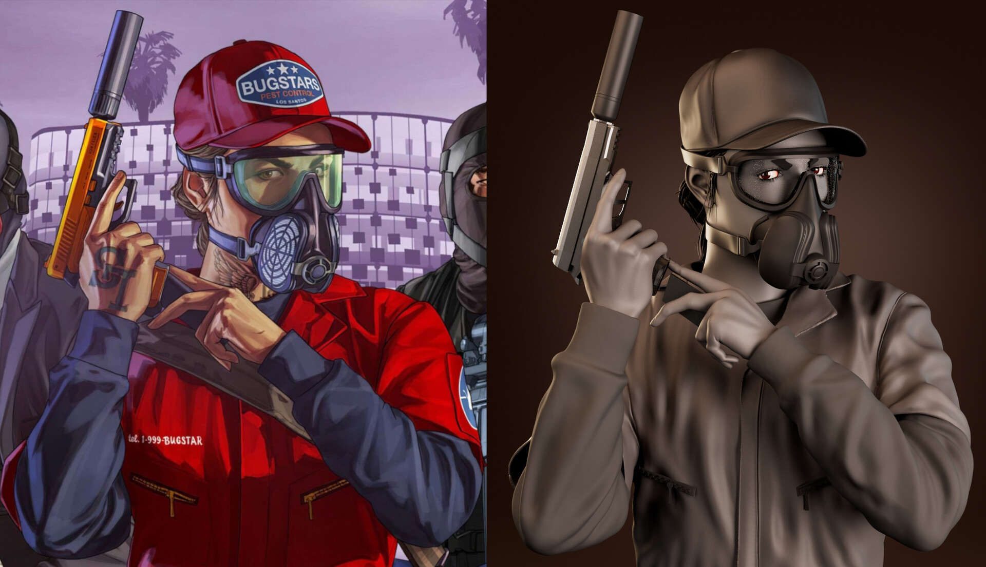 ArtStation - Bugstar GTA Character