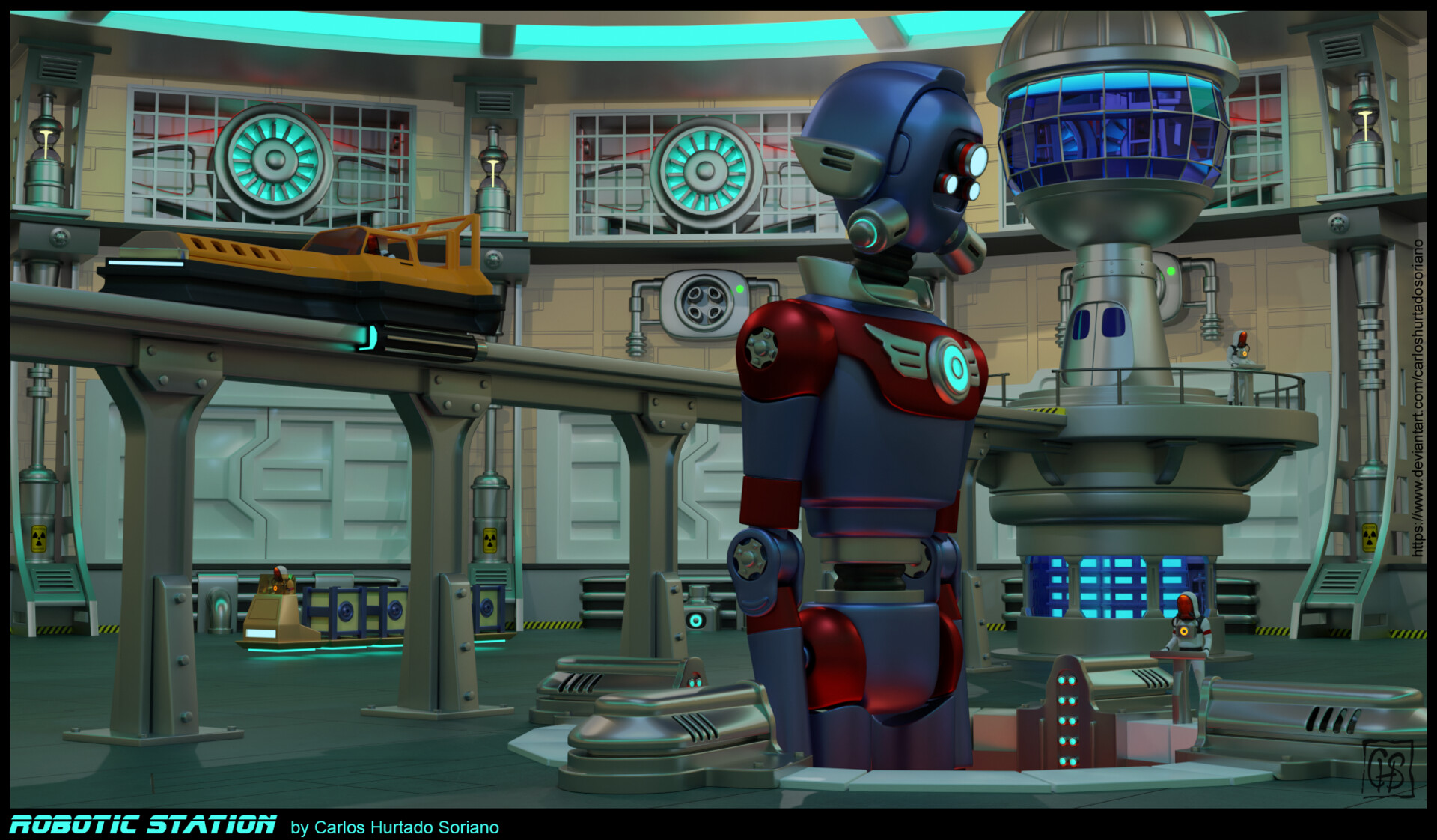 ArtStation - Robotic station