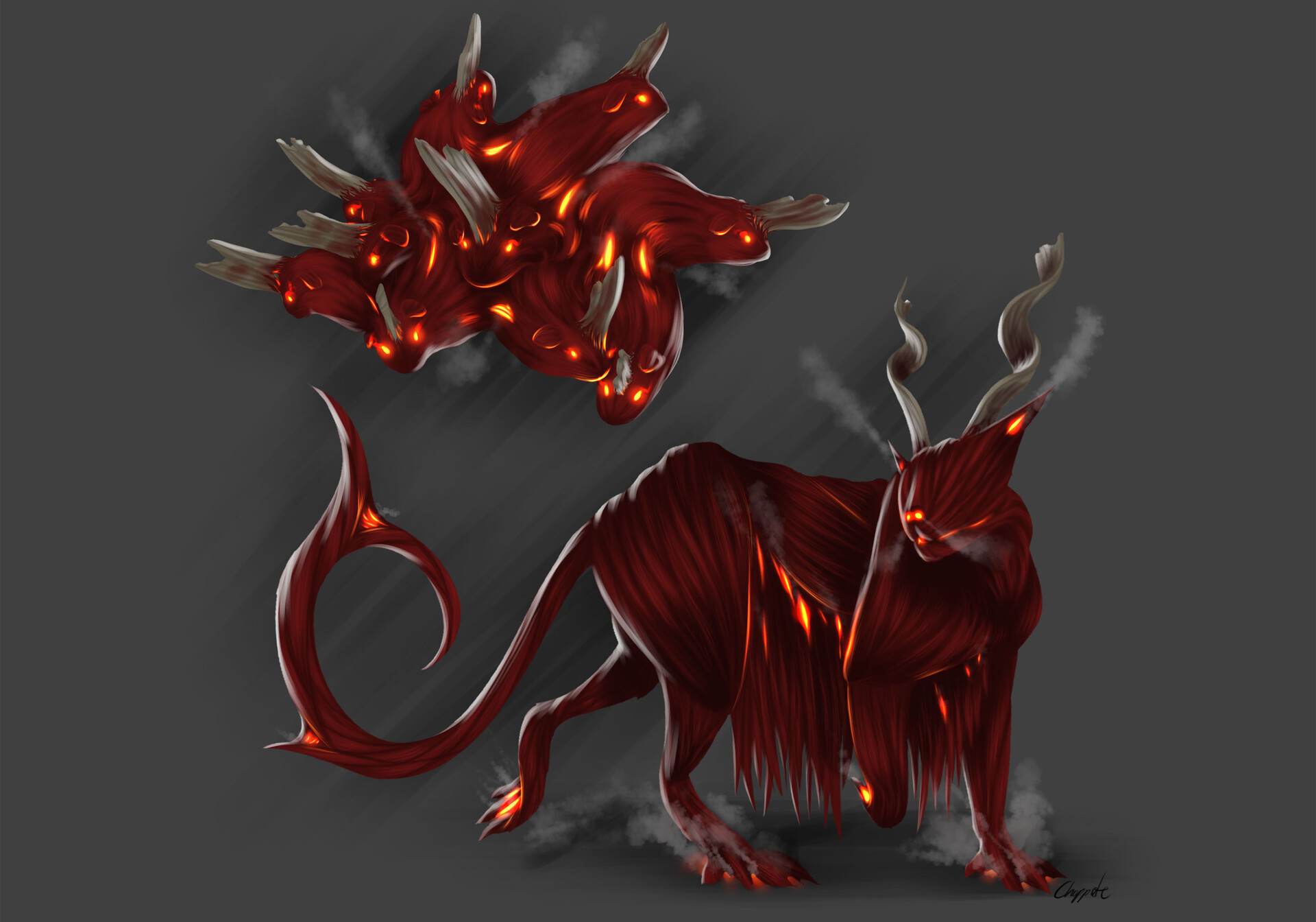 ArtStation - Hell College - Creatures