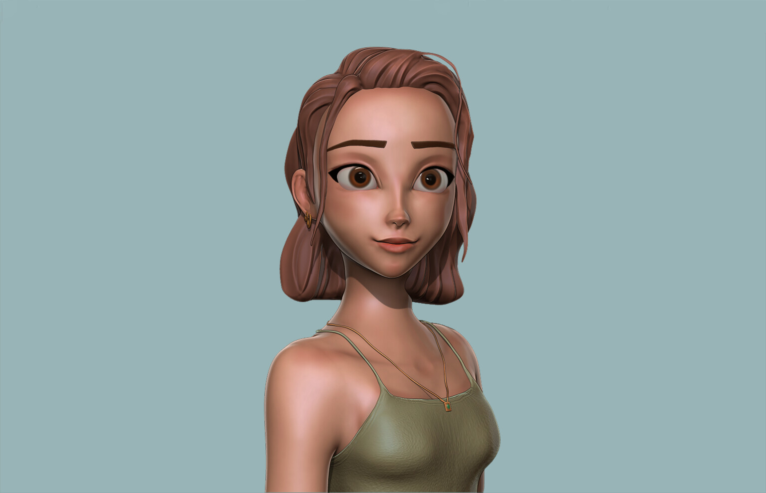 ArtStation - Stylized self-portrait