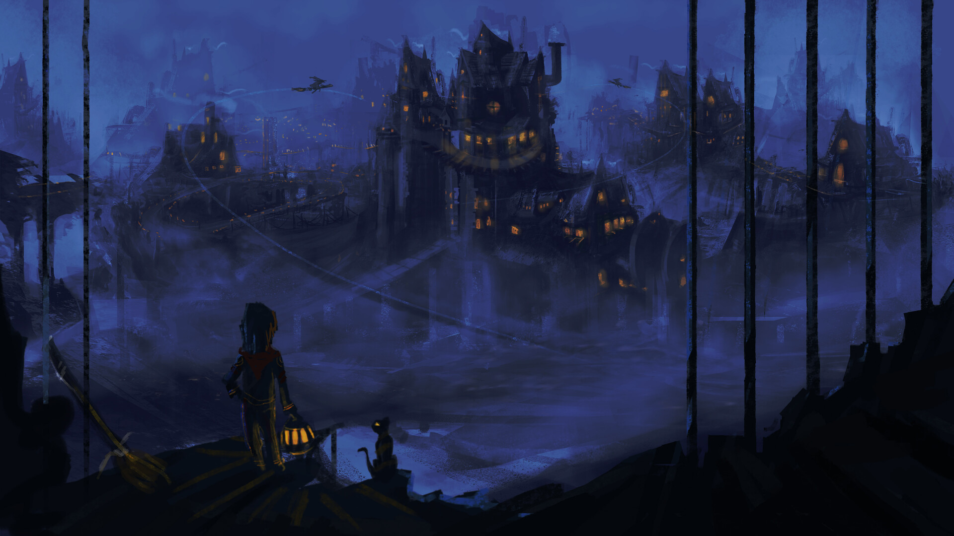 ArtStation - witch town