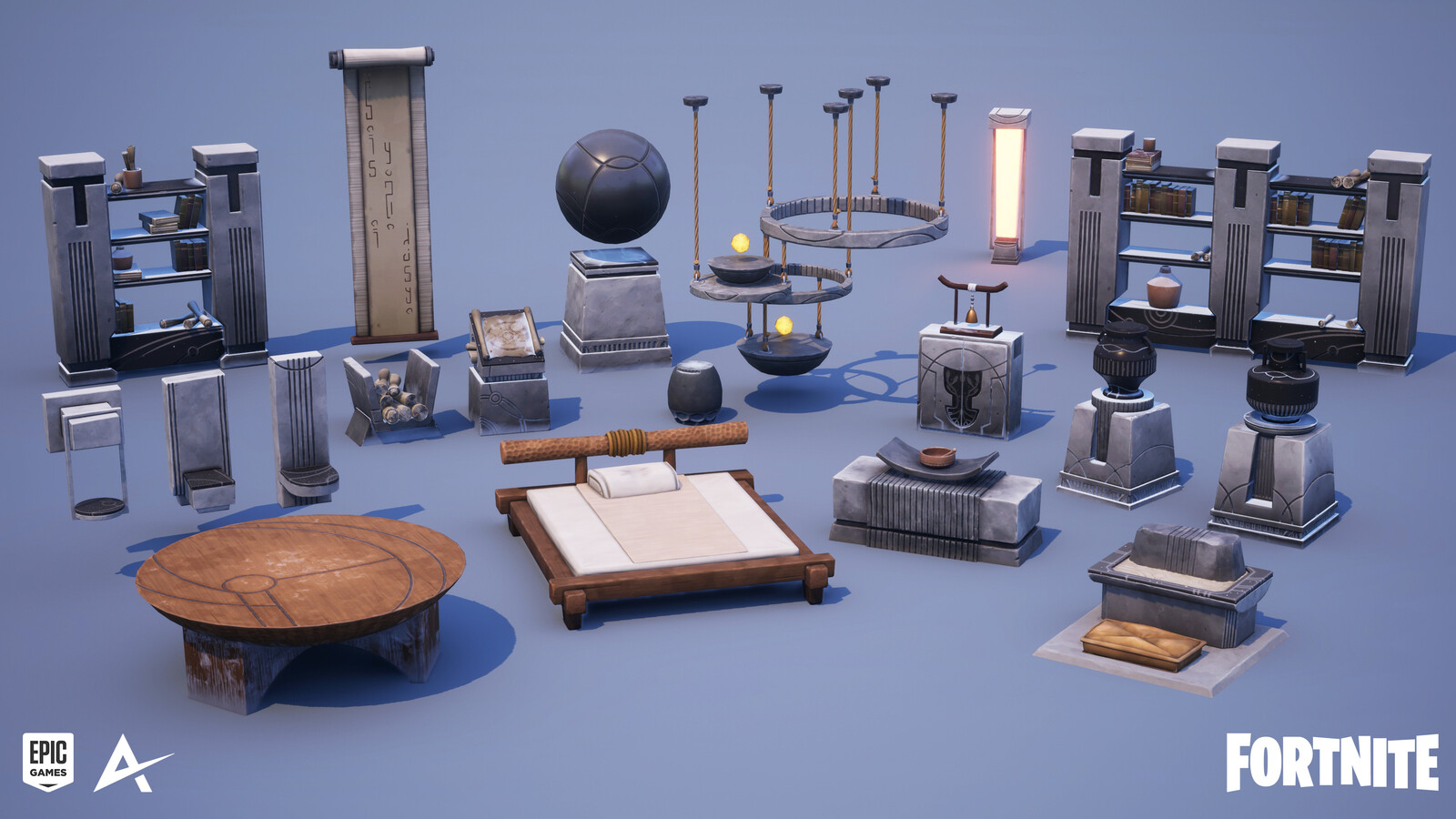 Matt Tonks - Fortnite - Brutal Bastion Prop Set