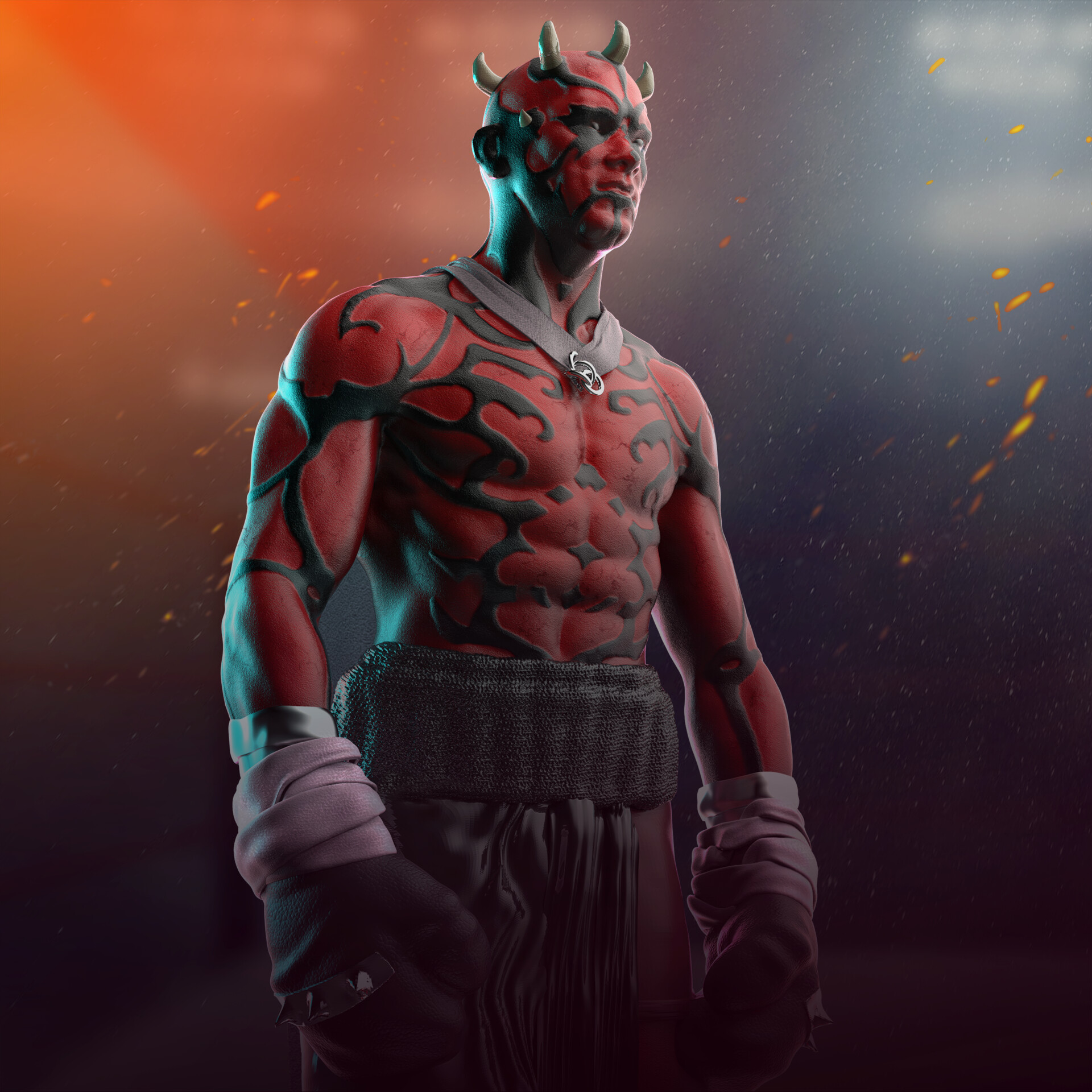 ArtStation - Darth maul Star Boxer
