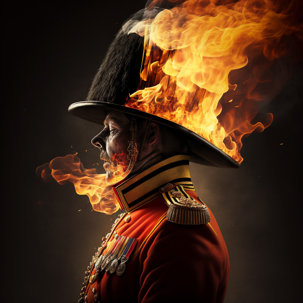 Derek Redican - 'Lords of England' - Democracies in Flames, Series.