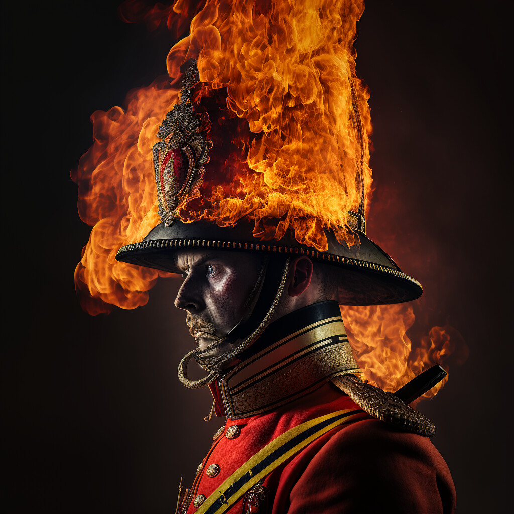 Derek Redican - 'Lords of England' - Democracies in Flames, Series.