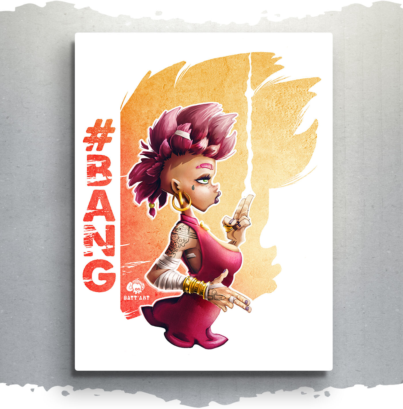 ArtStation - BANG ! - draw this in your style challenge