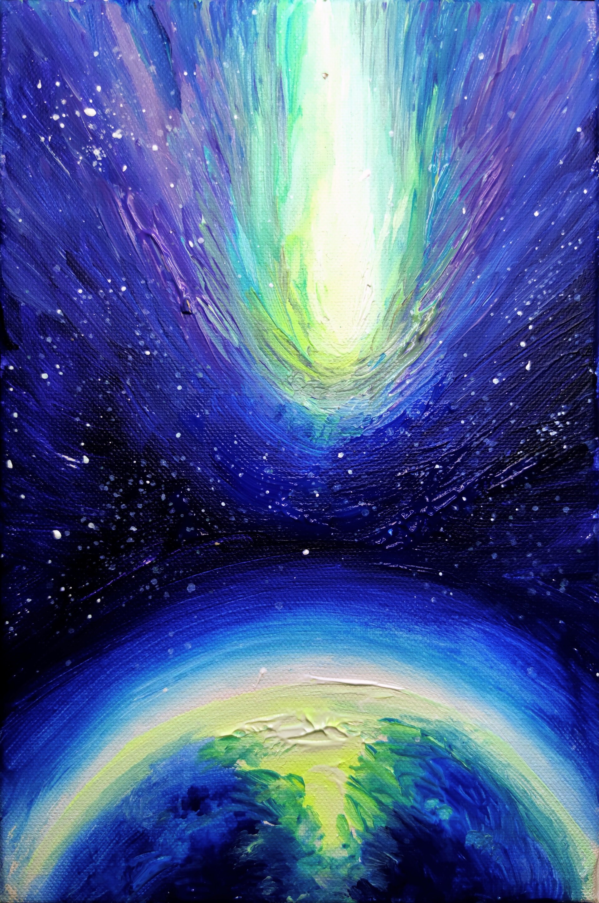 ArtStation - Panspermia - Earth and a comet