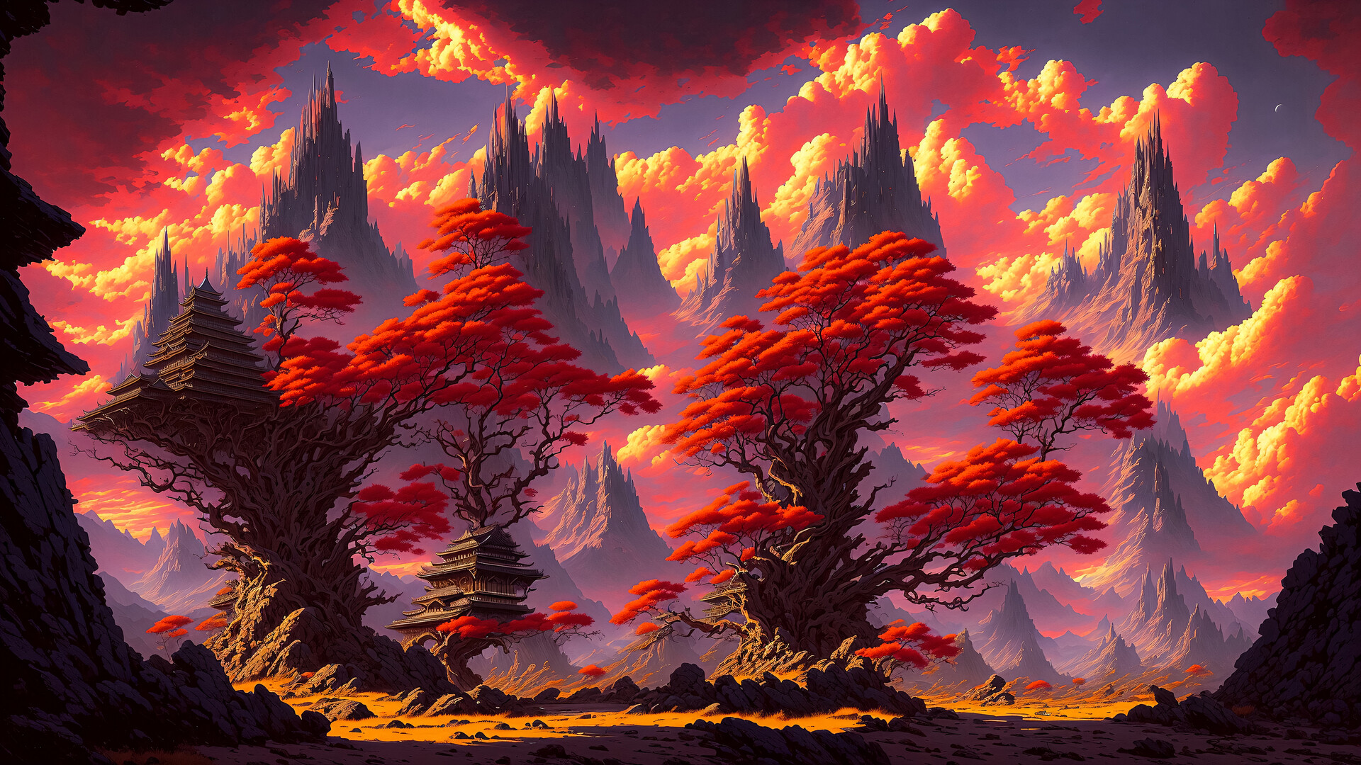 ArtStation - Blood Orange Bloom