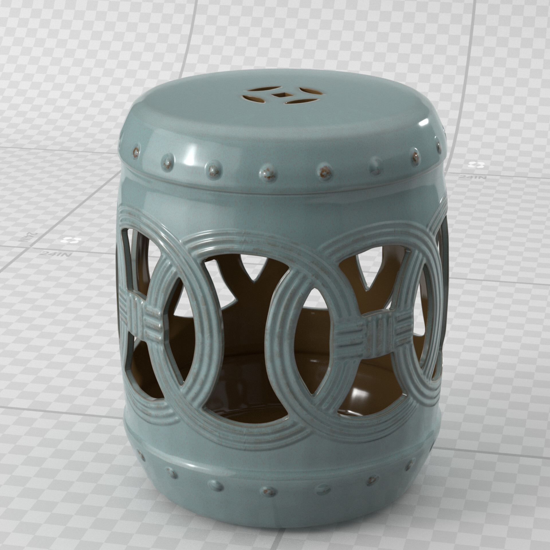ArtStation - Outdoor Ceramic Table