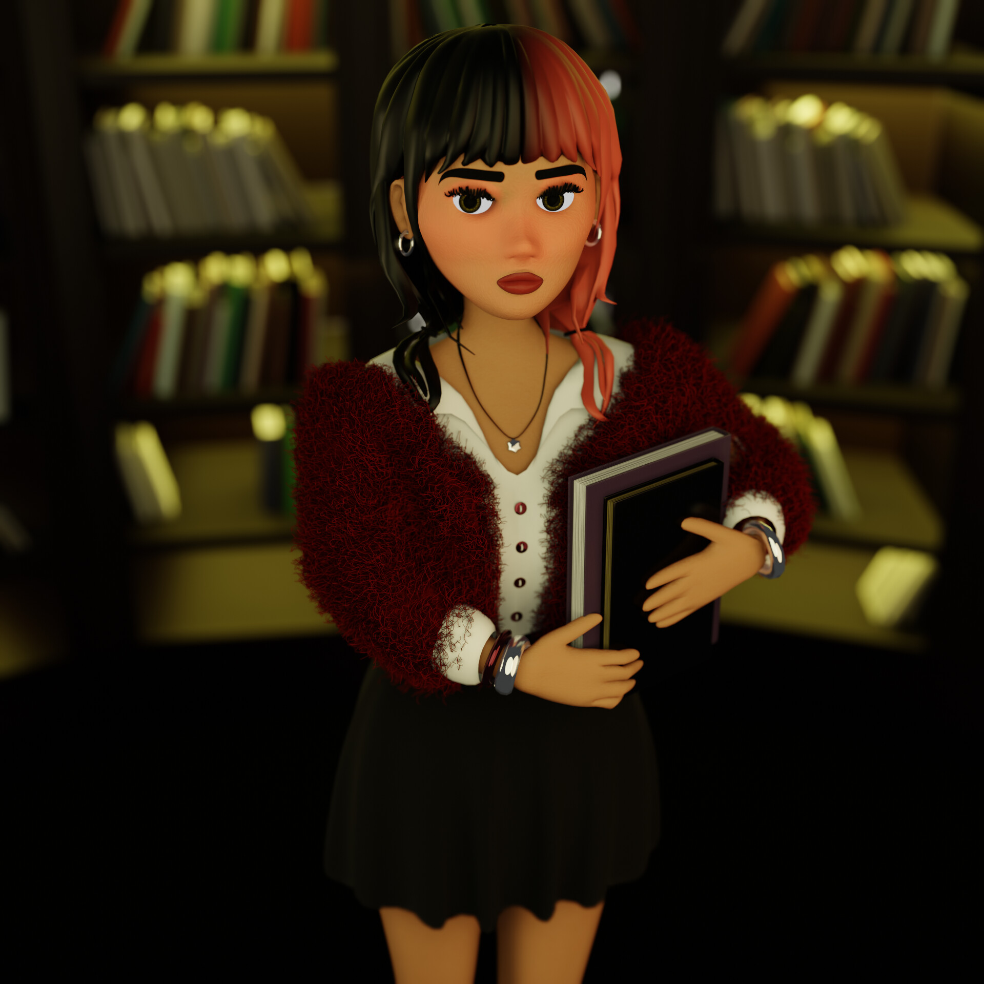 ArtStation - High School Girl - Cartoonized