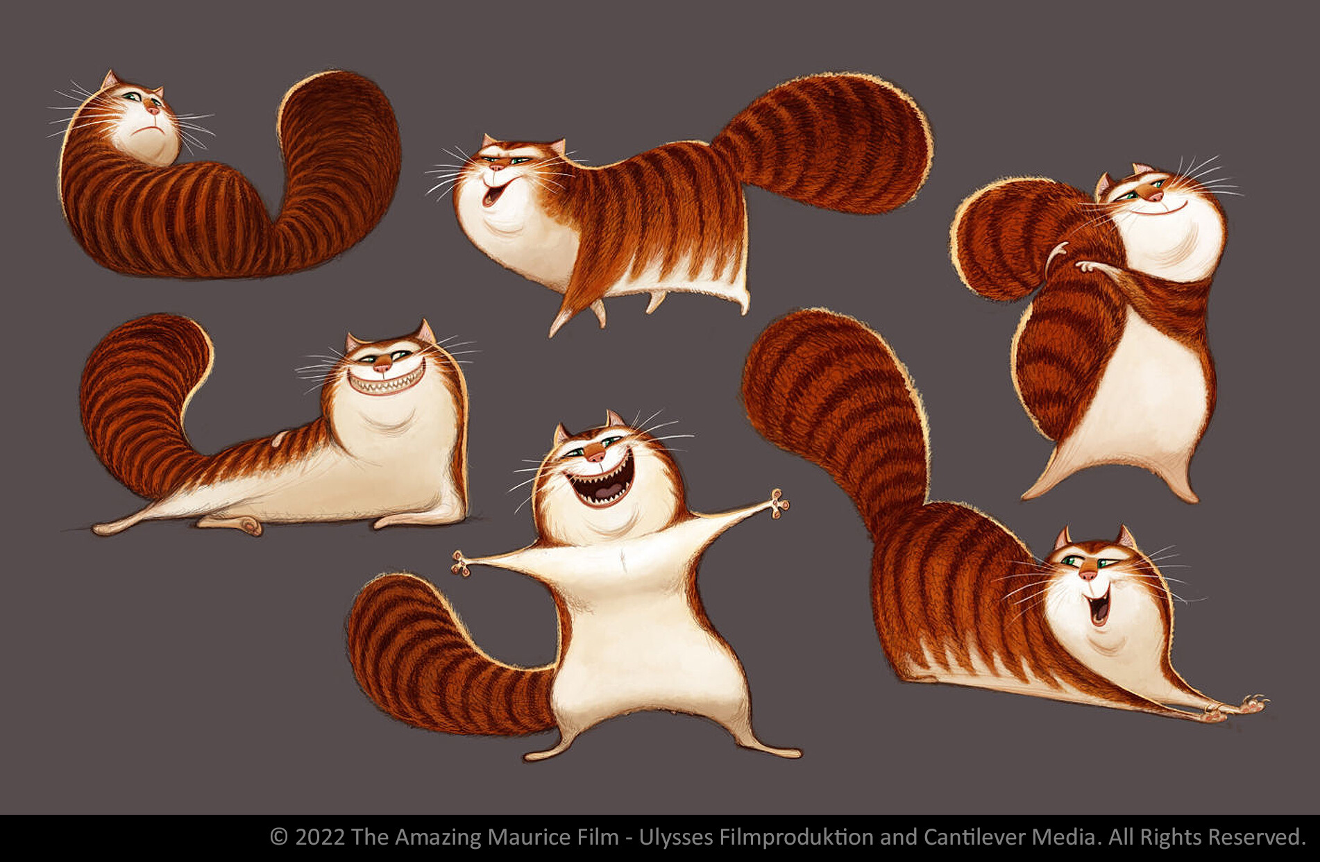 ArtStation - Character posing for 'The Amazing Maurice'