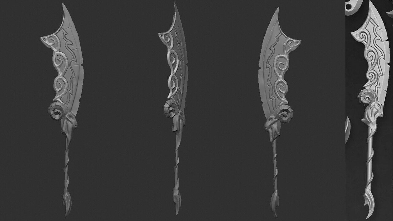 ArtStation - Weapon Sculpt from DOTA 2