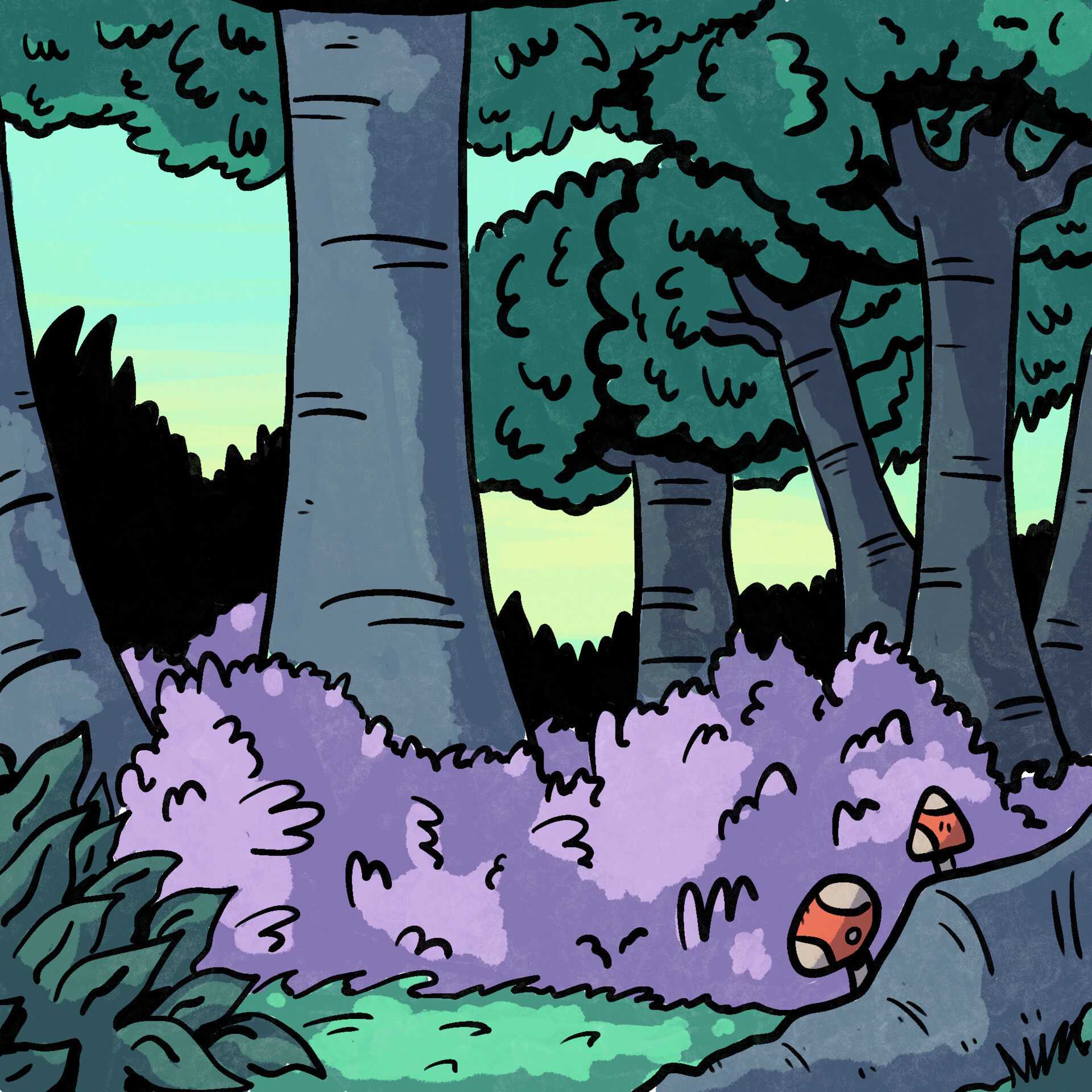 ArtStation - Forest Background