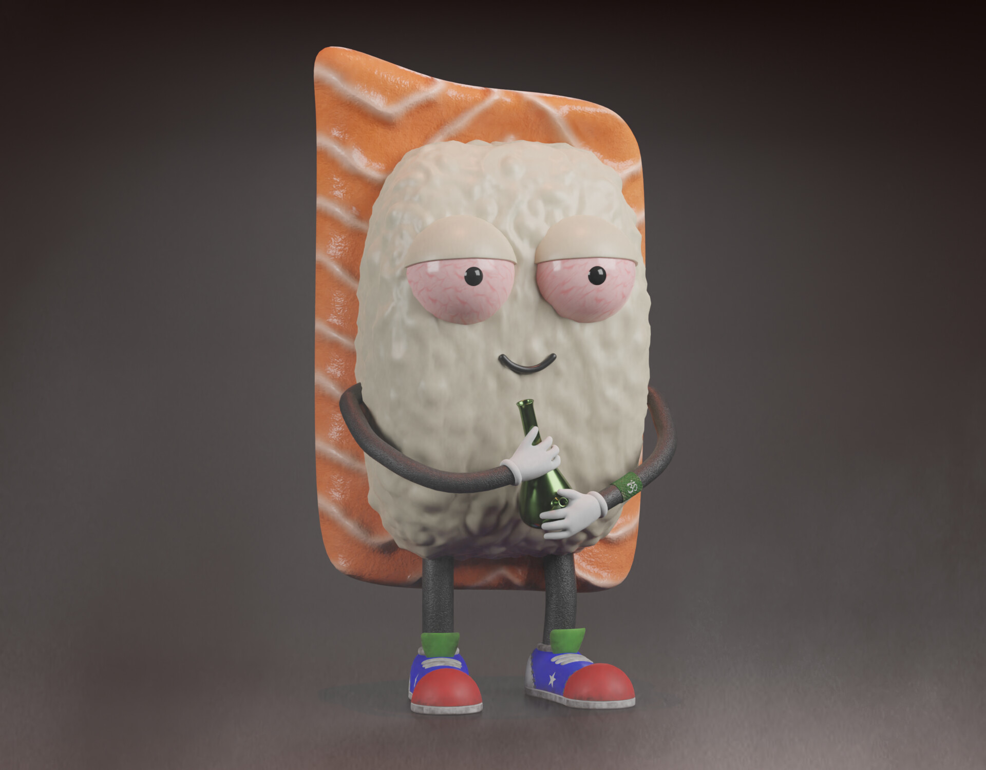 ArtStation - Smoked sushi character