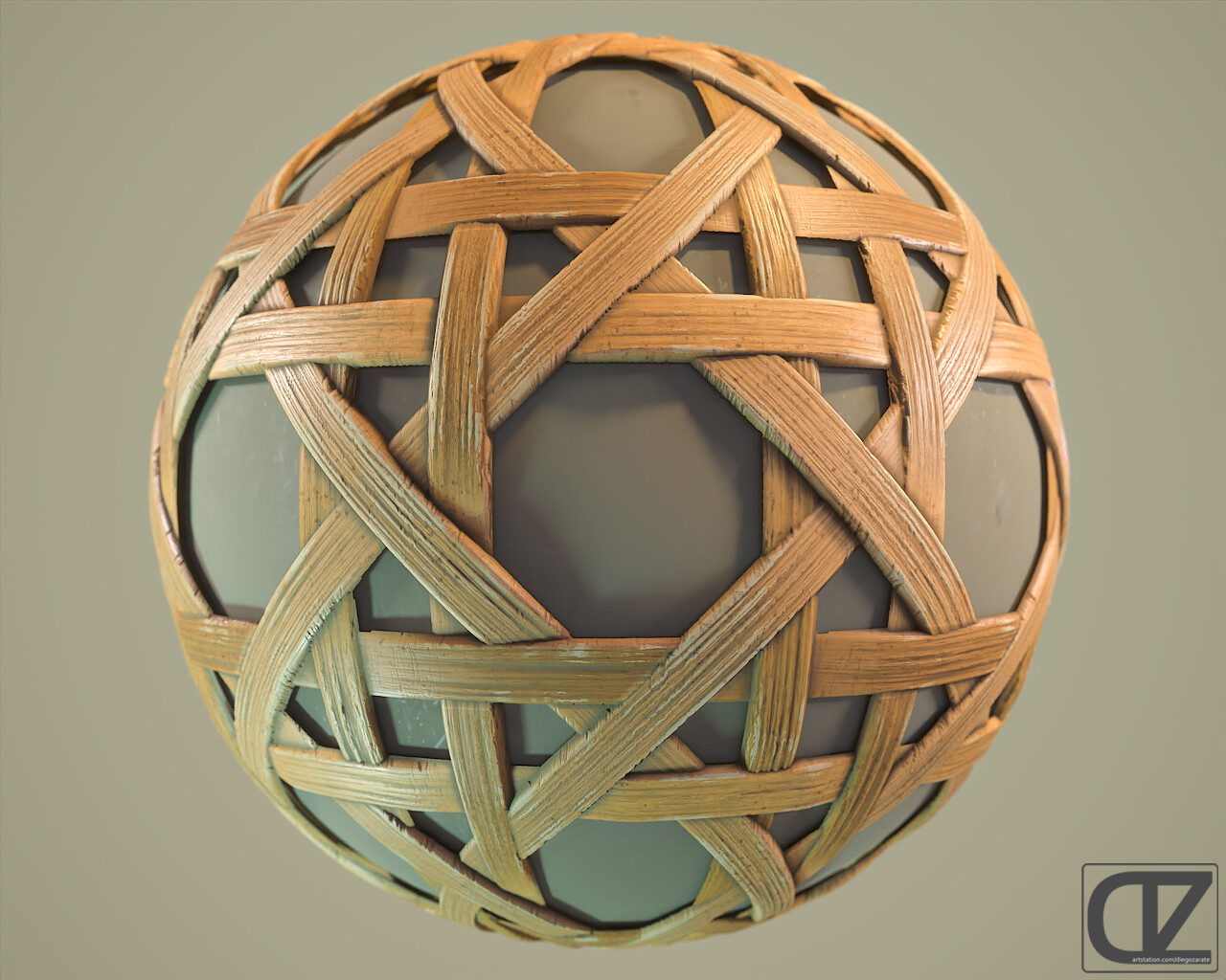 ArtStation - PBR - RATTAN - 4K MATERIAL + SBS GRAPH