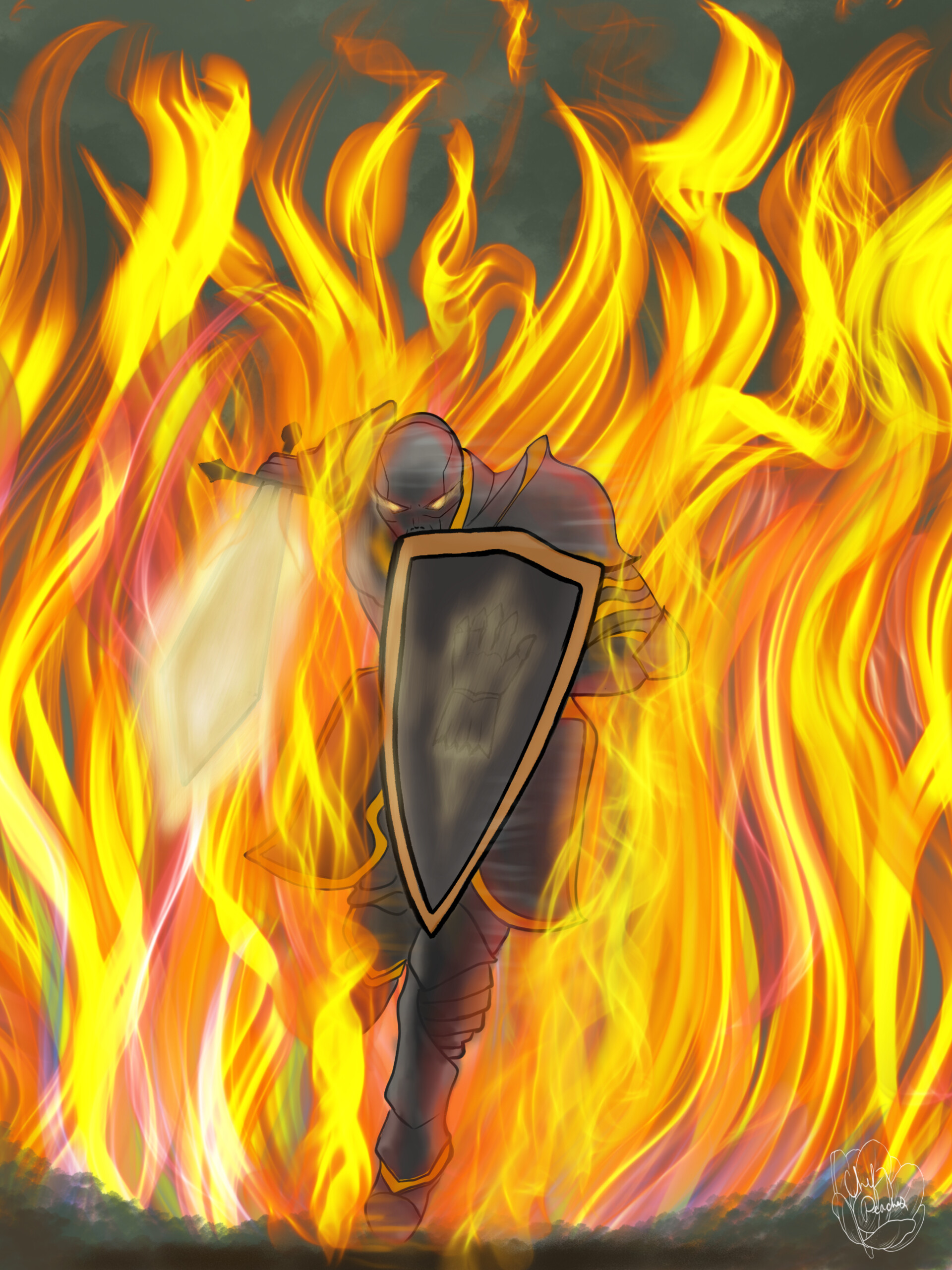 ArtStation - Paladin: From the Flames