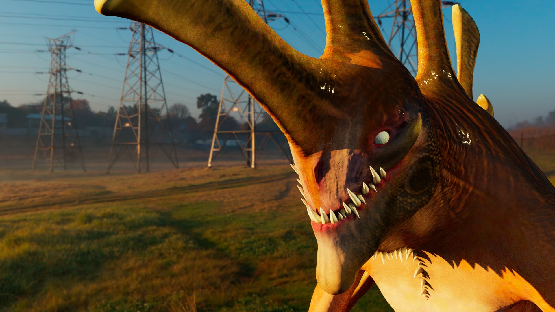 Claire Neilson - Gerald the Mohawk Alien 3D Model