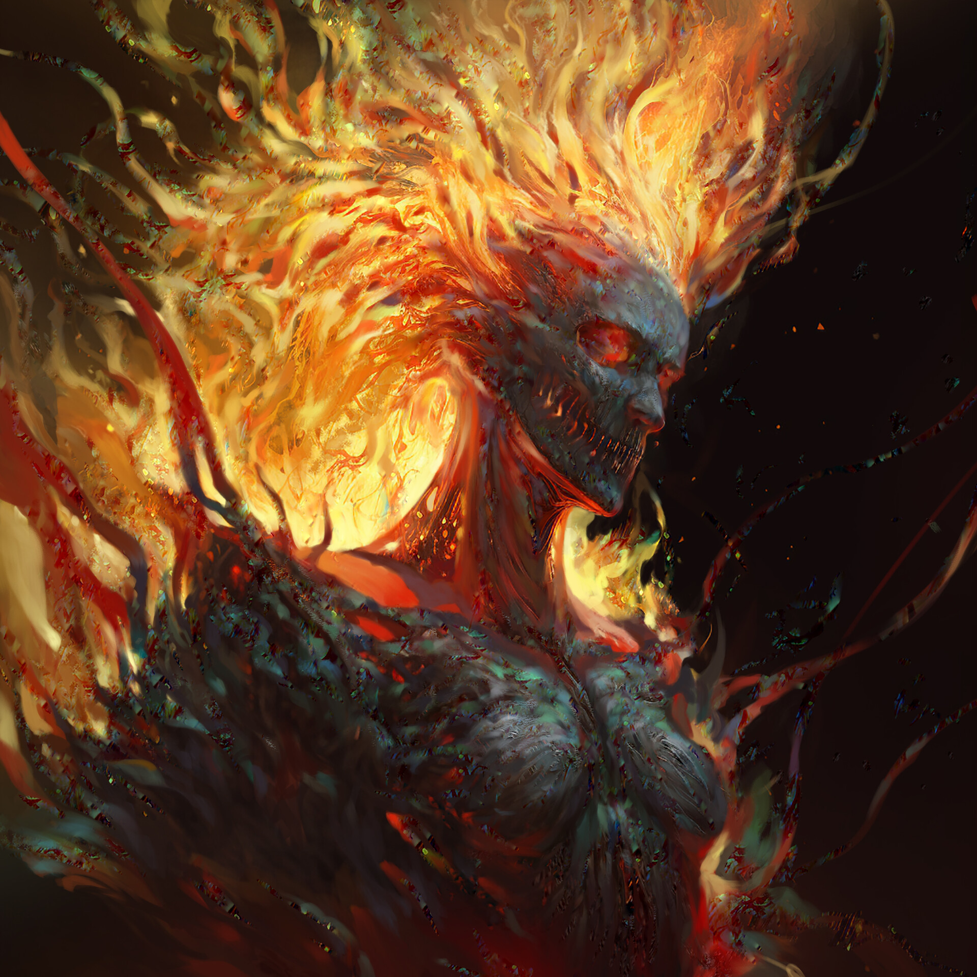 ArtStation - Flame Spirit
