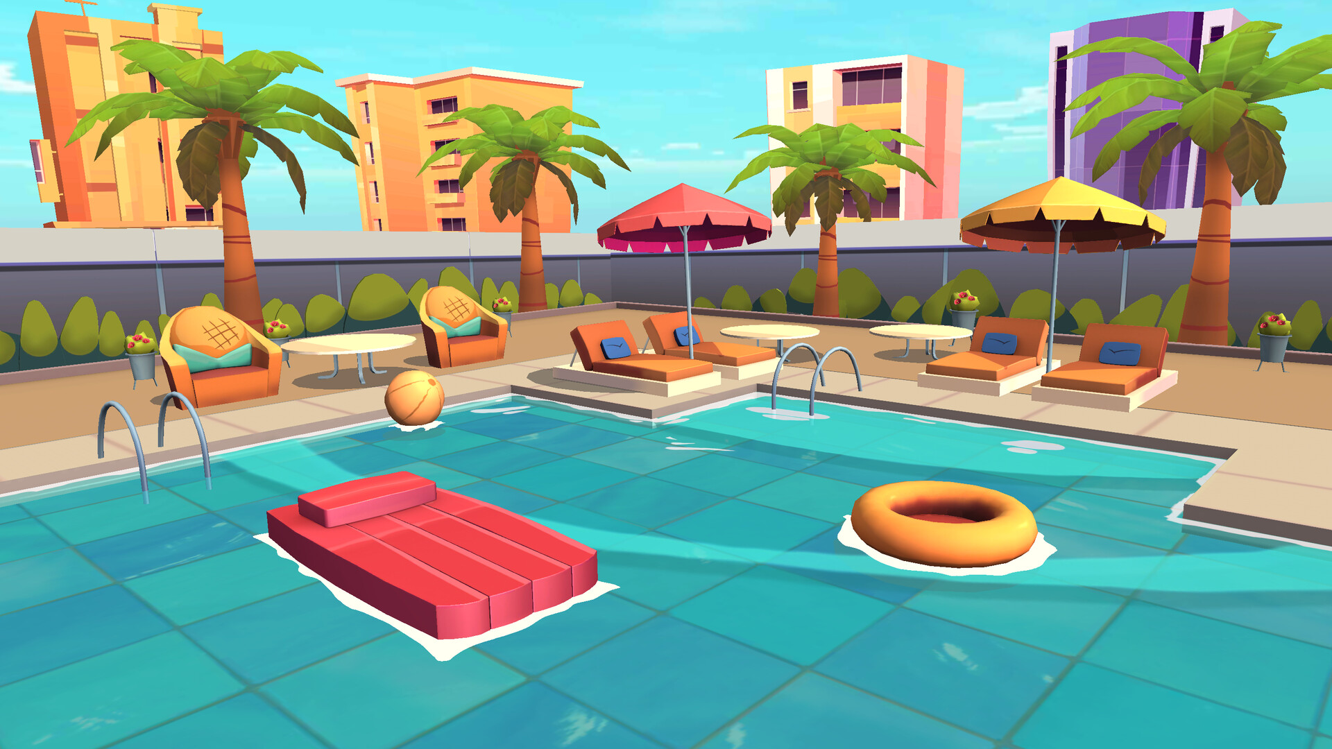 ArtStation - pool scene