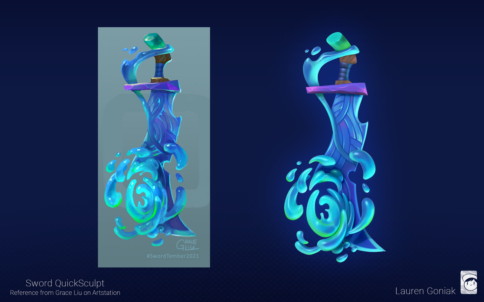 Lauren Goniak - Water Sword Quicksculpt